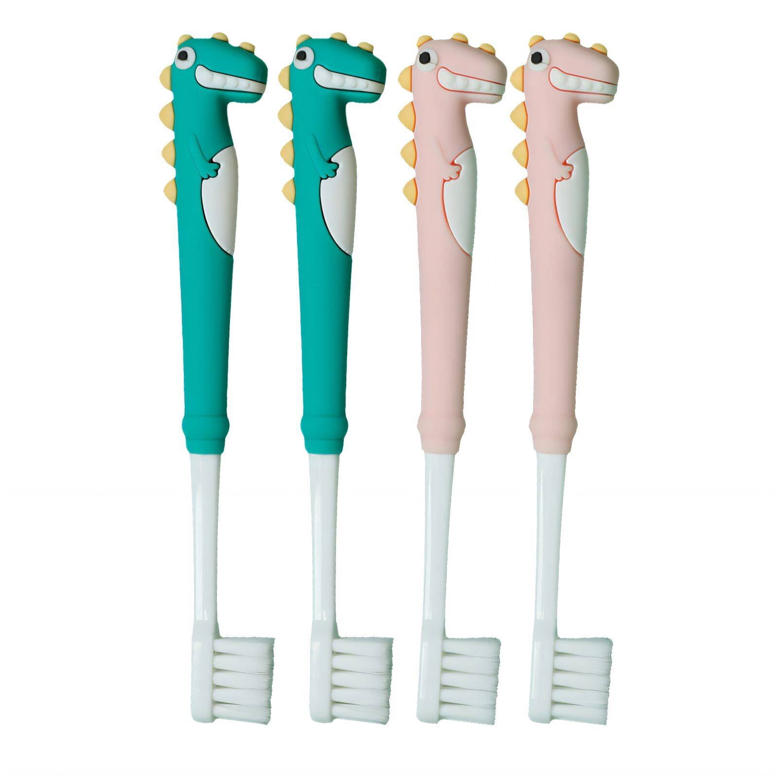 ACDANC 4Pcs Kids Toothbrushes,Comprehensive and Detailed Cleaning Kids ...