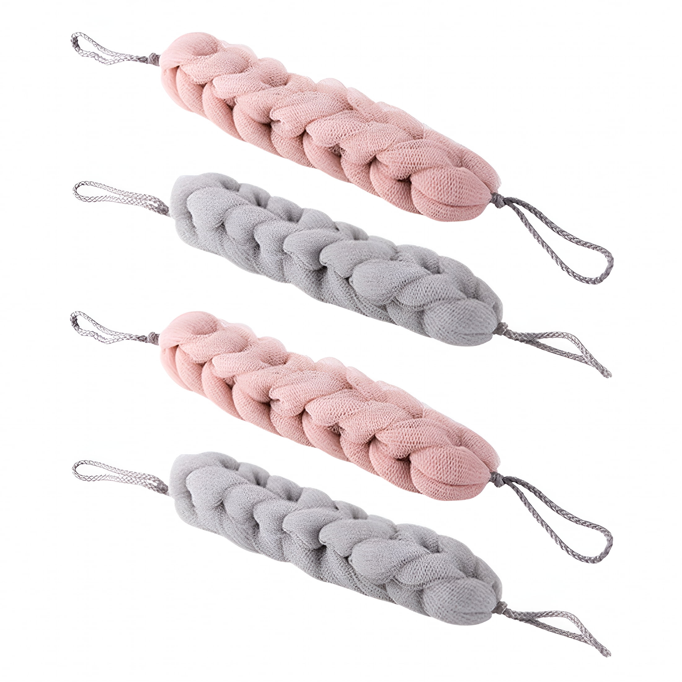 ACDANC 4Pcs Long Bath Sponge Creative Bath Shower Sponge Pouf Body ...