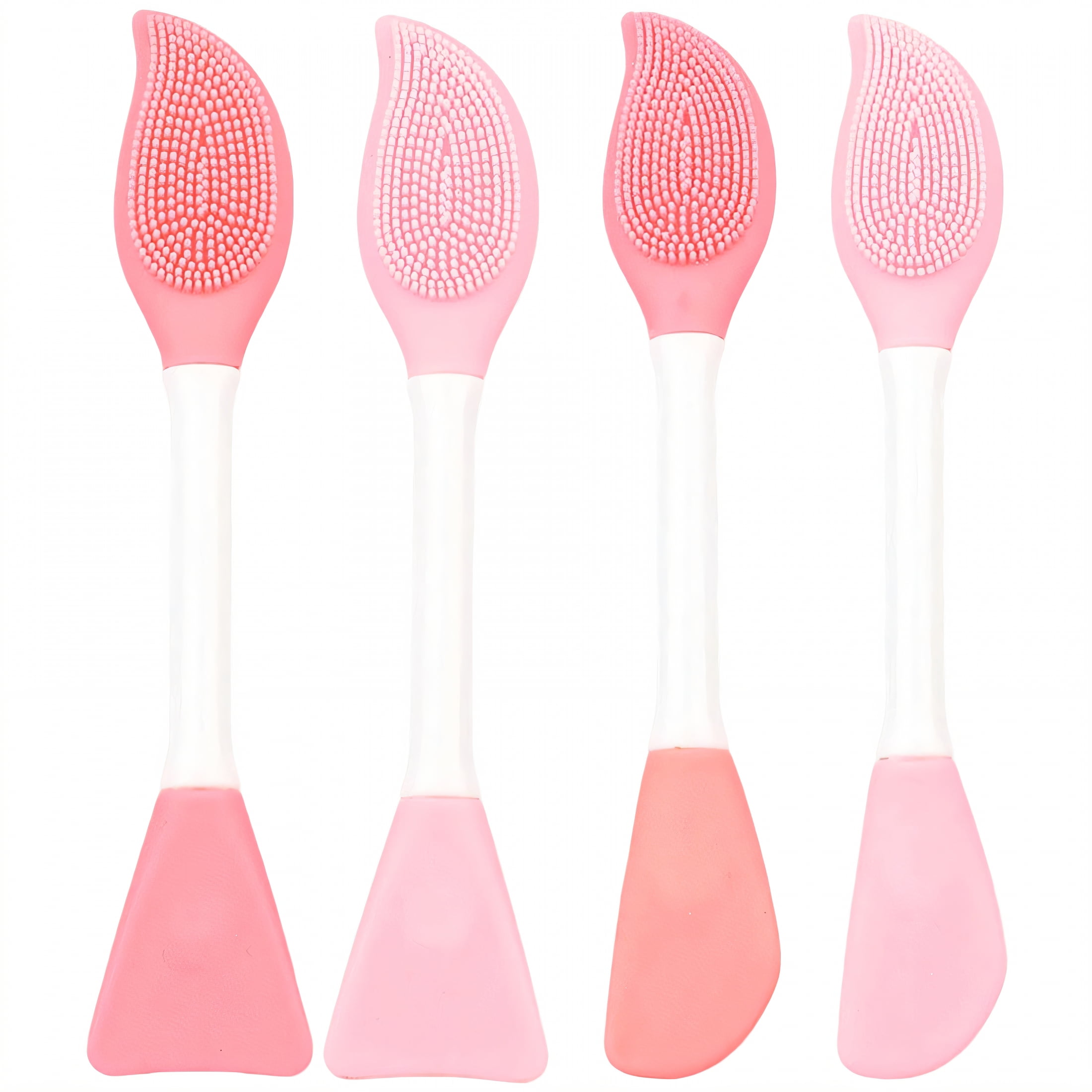 ACDANC 4Pcs Silicone Face Scrubber,Two Heads Pore Brush,Blackhead ...