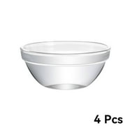 WHAMVOX Pudding Bowls Cups Small Clear Glass Bowls for Home Dessert ...