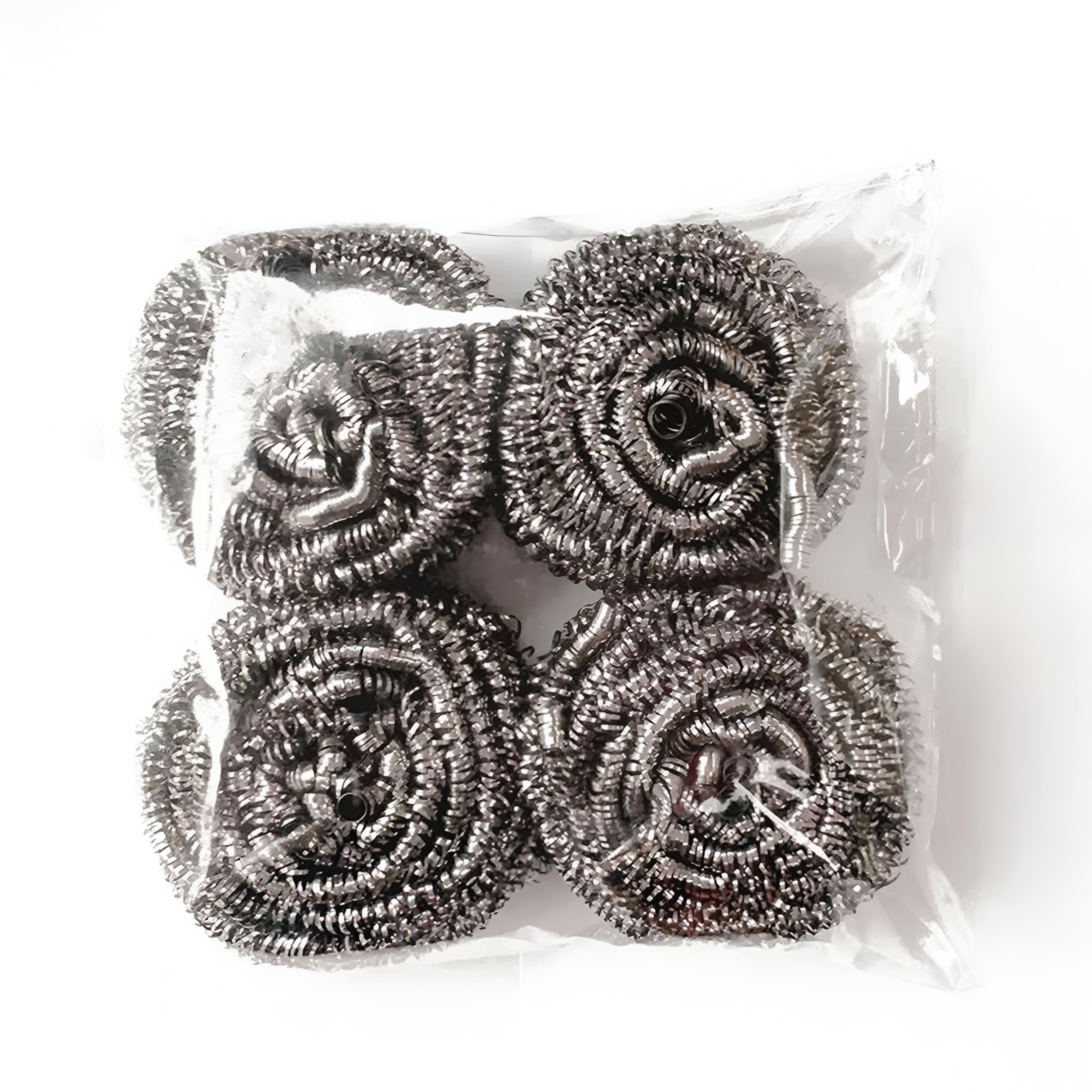 ACDANC 4Pcs Steel Wool Scrubbers - Flexible Scrubber Pads for Cleaning ...