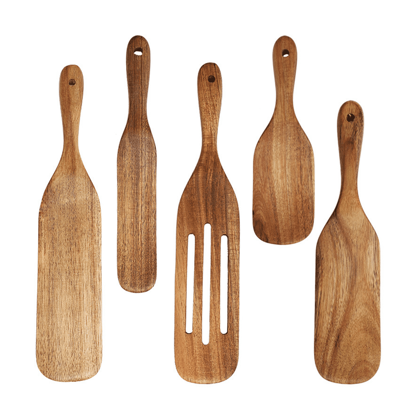 ACDANC 4Pcs Wooden Kitchen Utensils Set Versatile Design Cooking ...