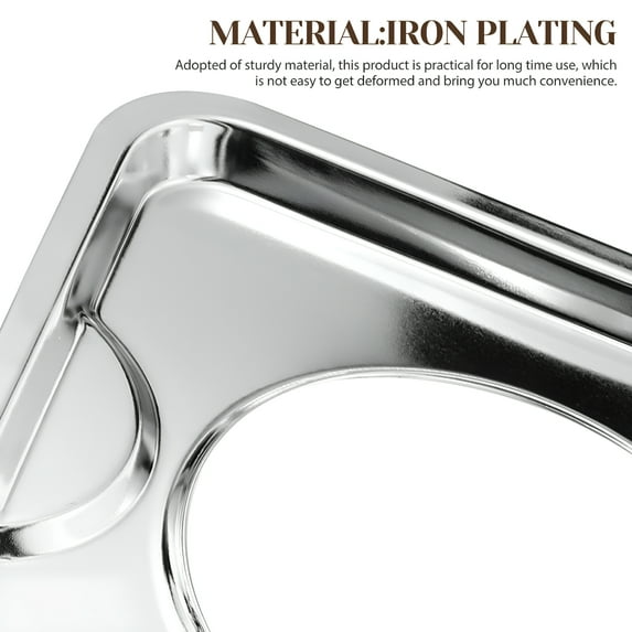 ACDANC 4pcs Square Gas Burners Stove Top Covers Gas Stove Burner Liners ...