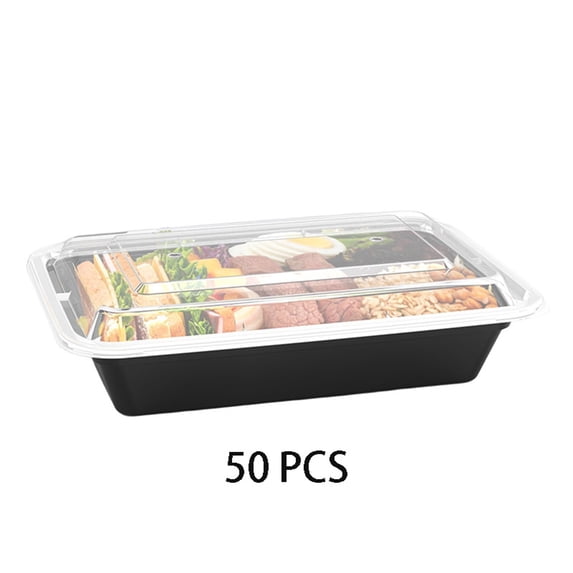 ACDANC 50 Pack 24 oz Meal Prep Containers Reusable with Lids, Sturdy ...
