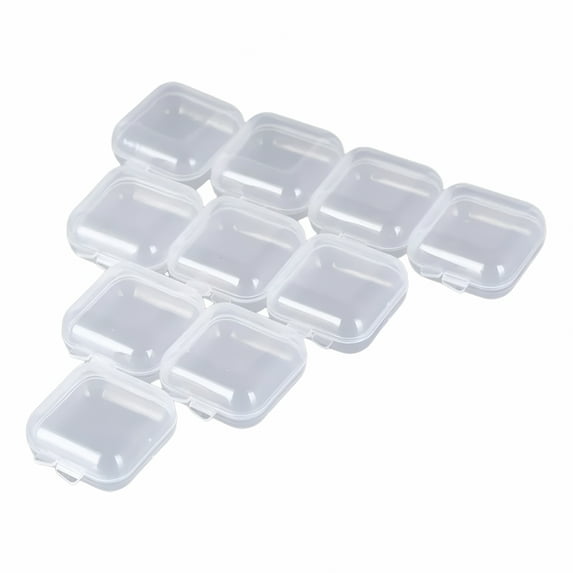 ACDANC 50 - Pack Small Clear Plastic Storage Containers with Lids for Small Items - Walmart.com