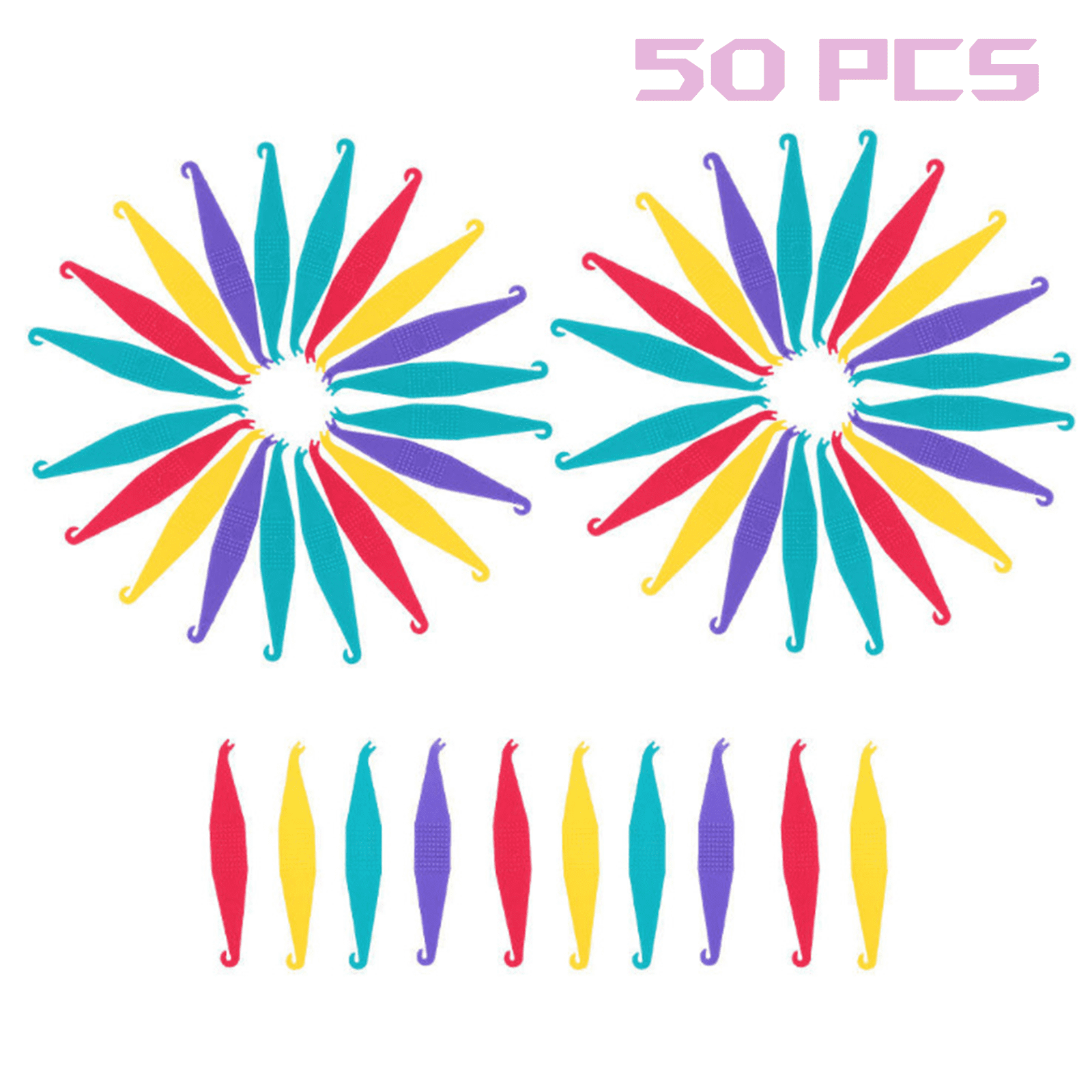 ACDANC 50 Pcs Braces Rubber Bands Elastic Rubber Bands Placers Rubber ...