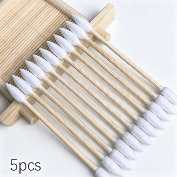ACDANC 500 Count Pointed Tip Cotton Swabs-Double Tips with Bamboo ...
