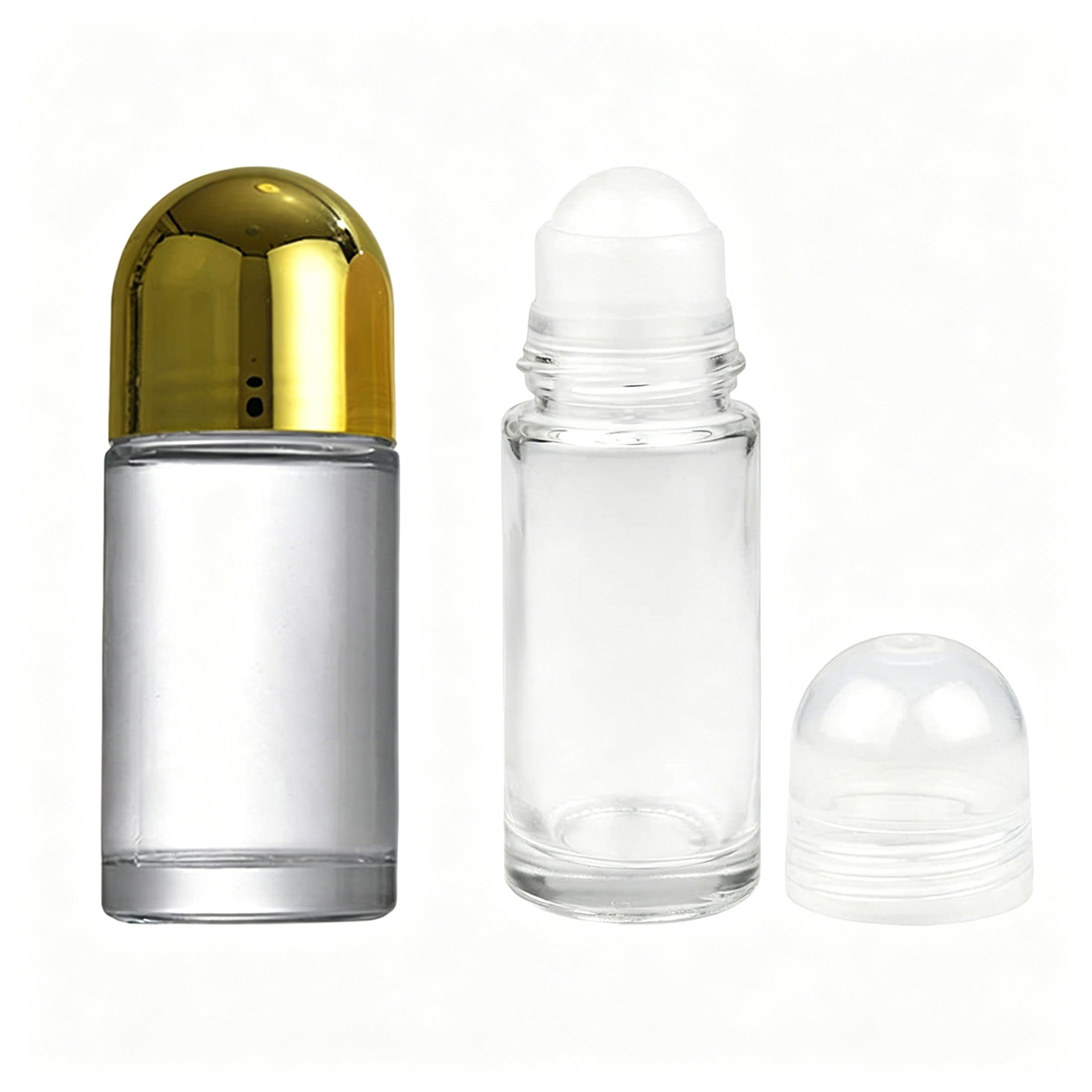 ACDANC 50Ml Glass Roll on Bottles,Clear Empty Roller Bottles with ...