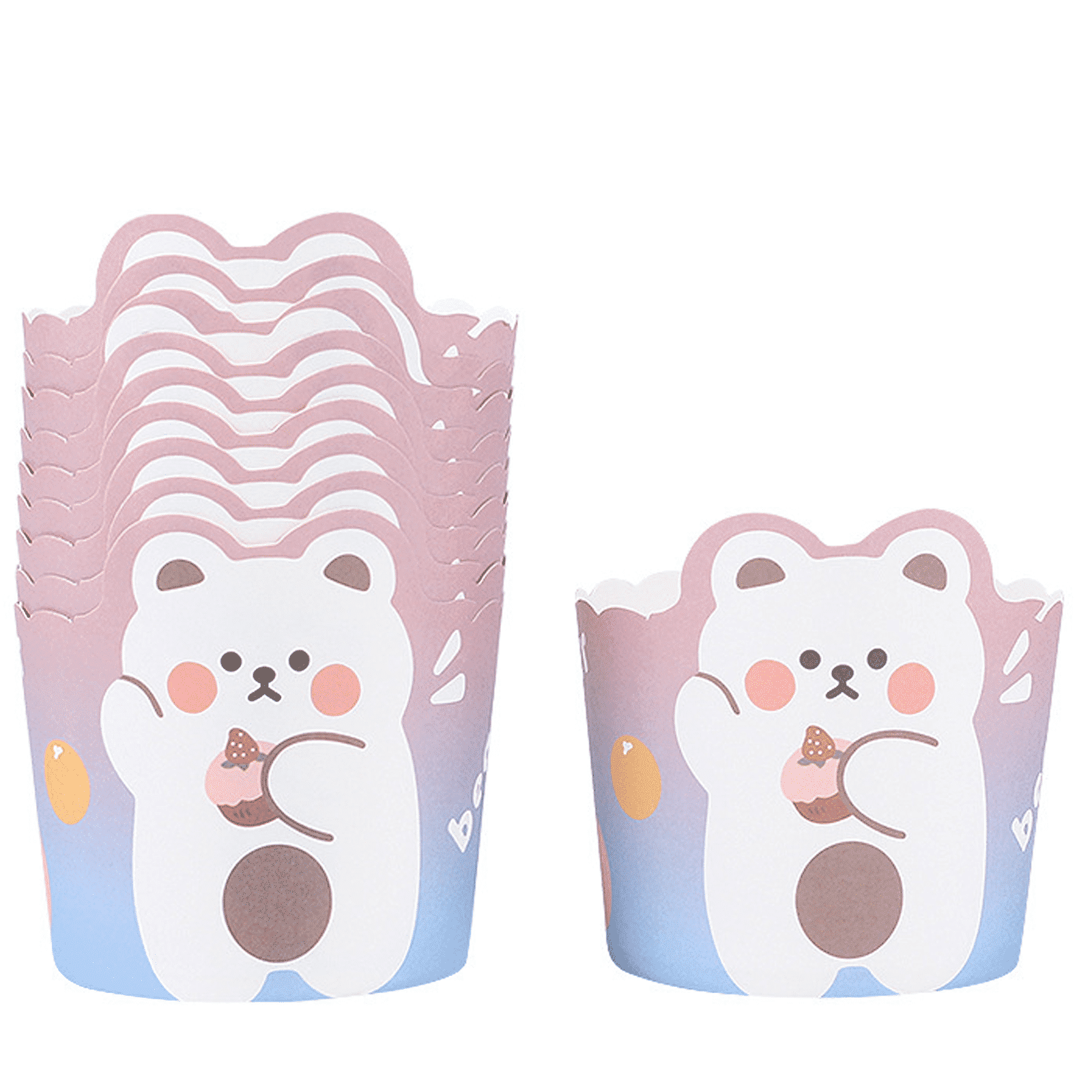 ACDANC 50Pcs Cupcake Liners,Eco-Friendly Materials Cake Box ...