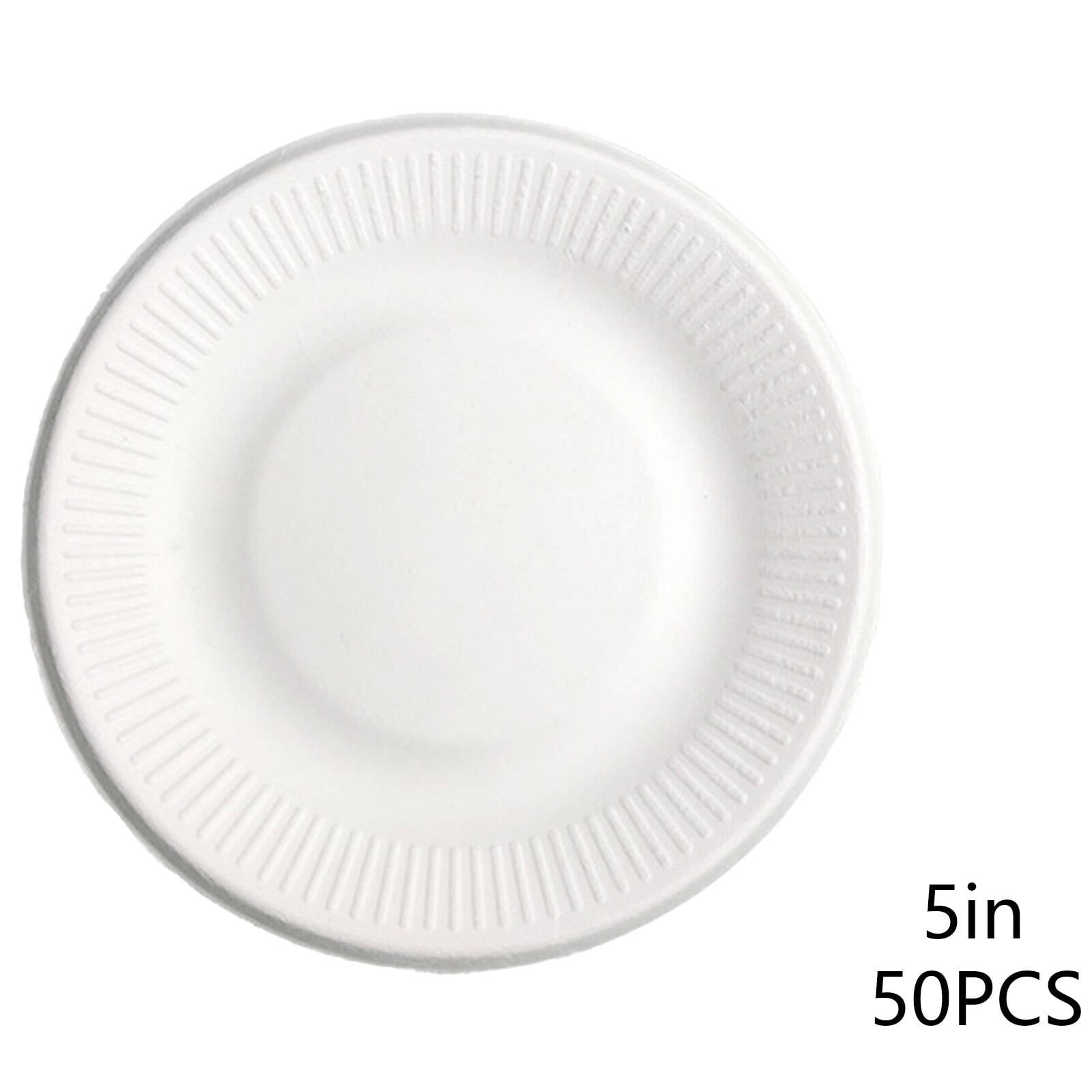 ACDANC 50Pcs Paper Plates Food-Grade Safe Dessert Plates ...