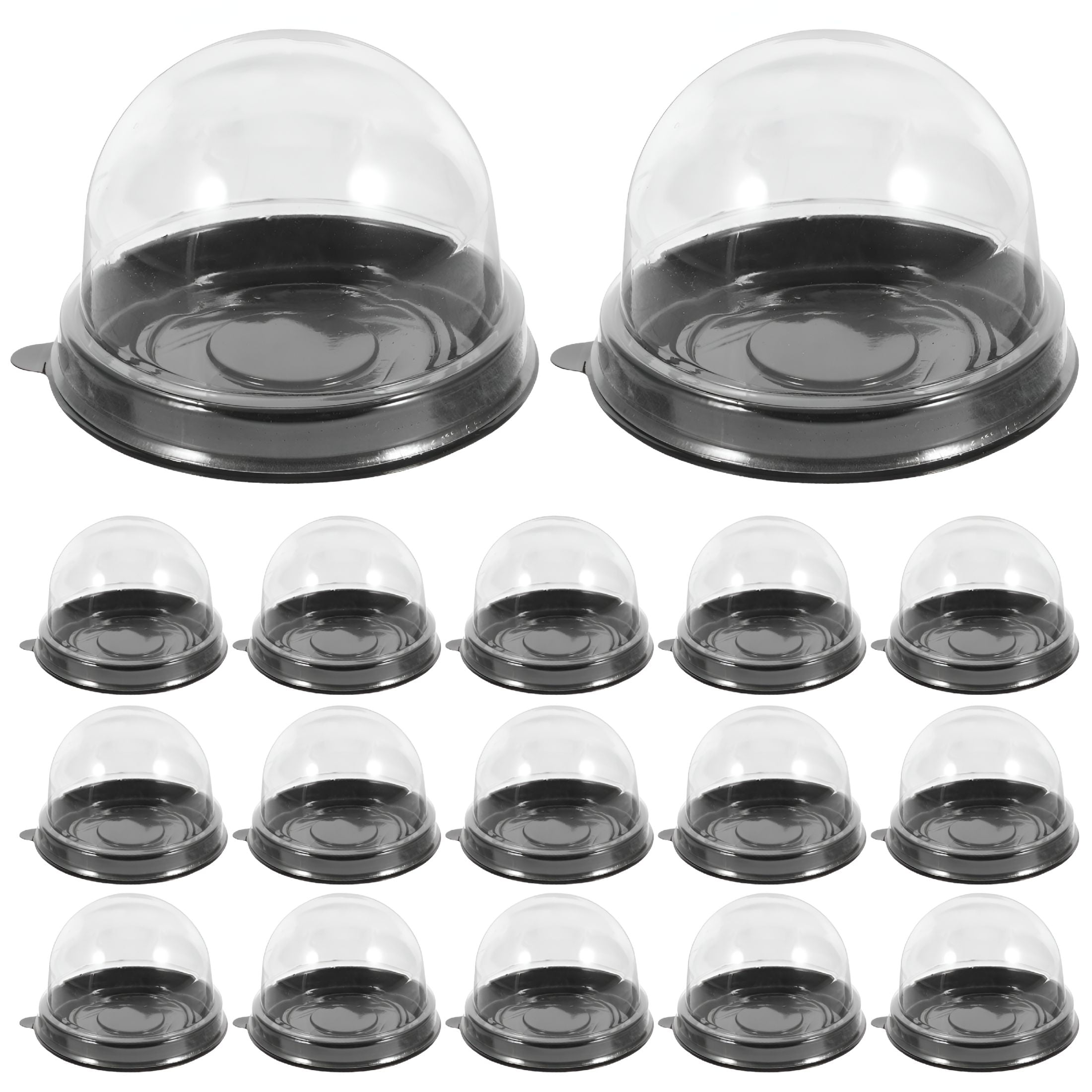 ACDANC 50pcs Mooncakes Boxes Single Cupcake Container Mini Cupcake Box ...