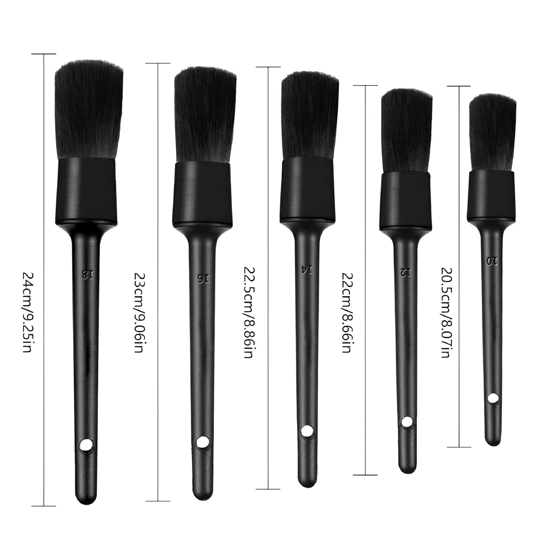 ACDANC 5Pcs Auto Car Detailing Brush Car Interior Cleaning Kit ...