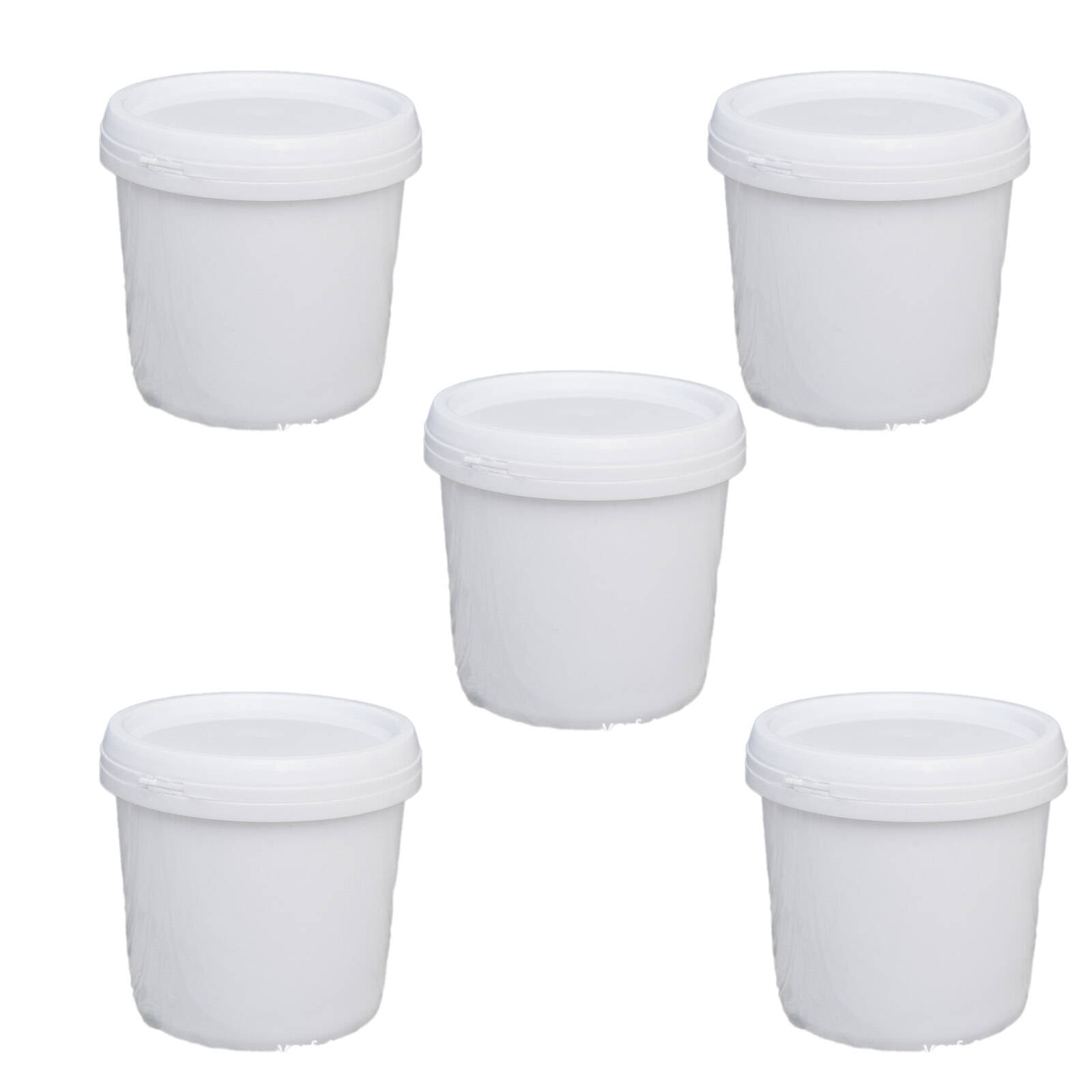 ACDANC 5Pcs Food Grade Buckets with Lids,Food Grade Bucket,Tear Strip ...