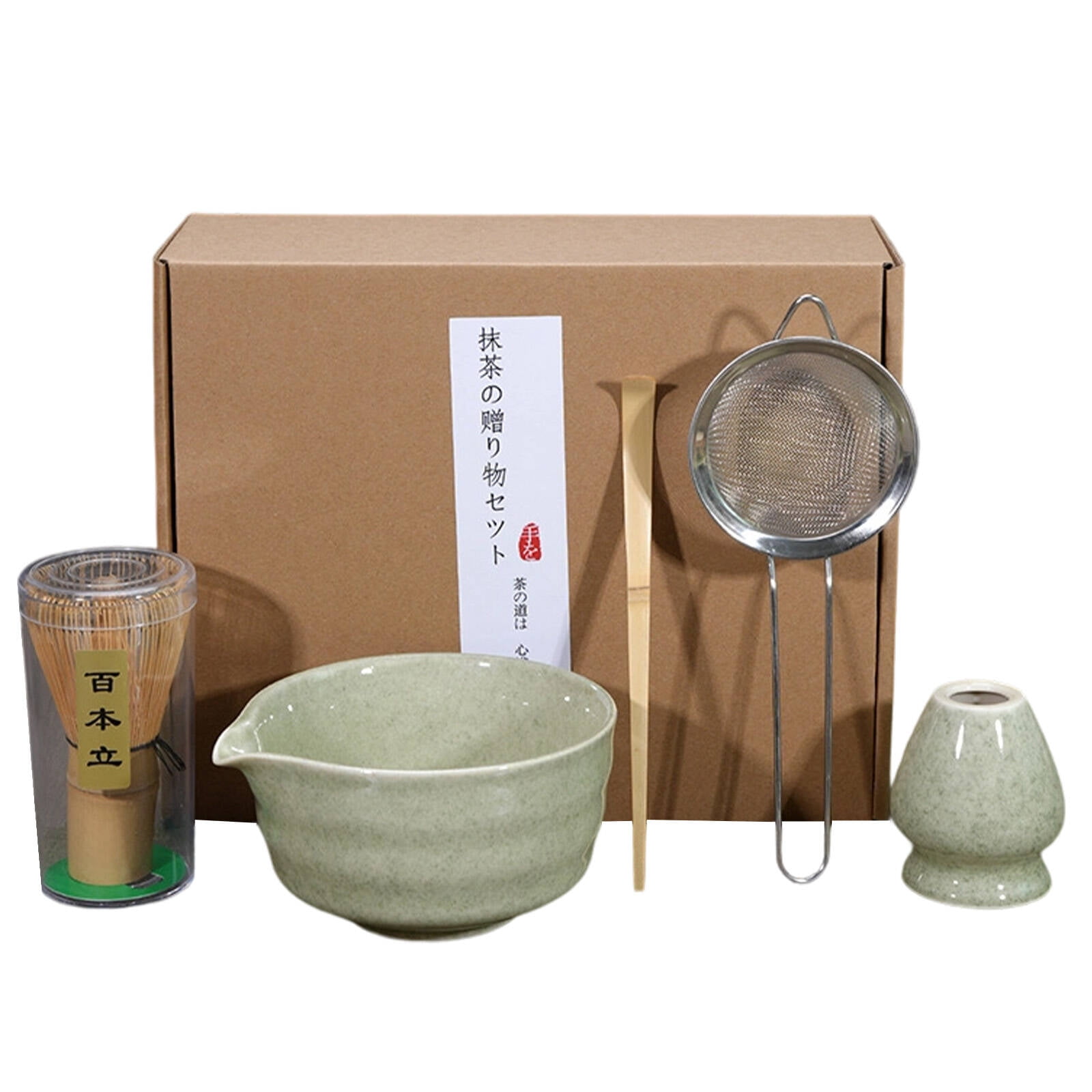 ACDANC 5Pcs Matcha Whisk Set,Filter Mesh Matcha Tea Set,Smooth Texture ...