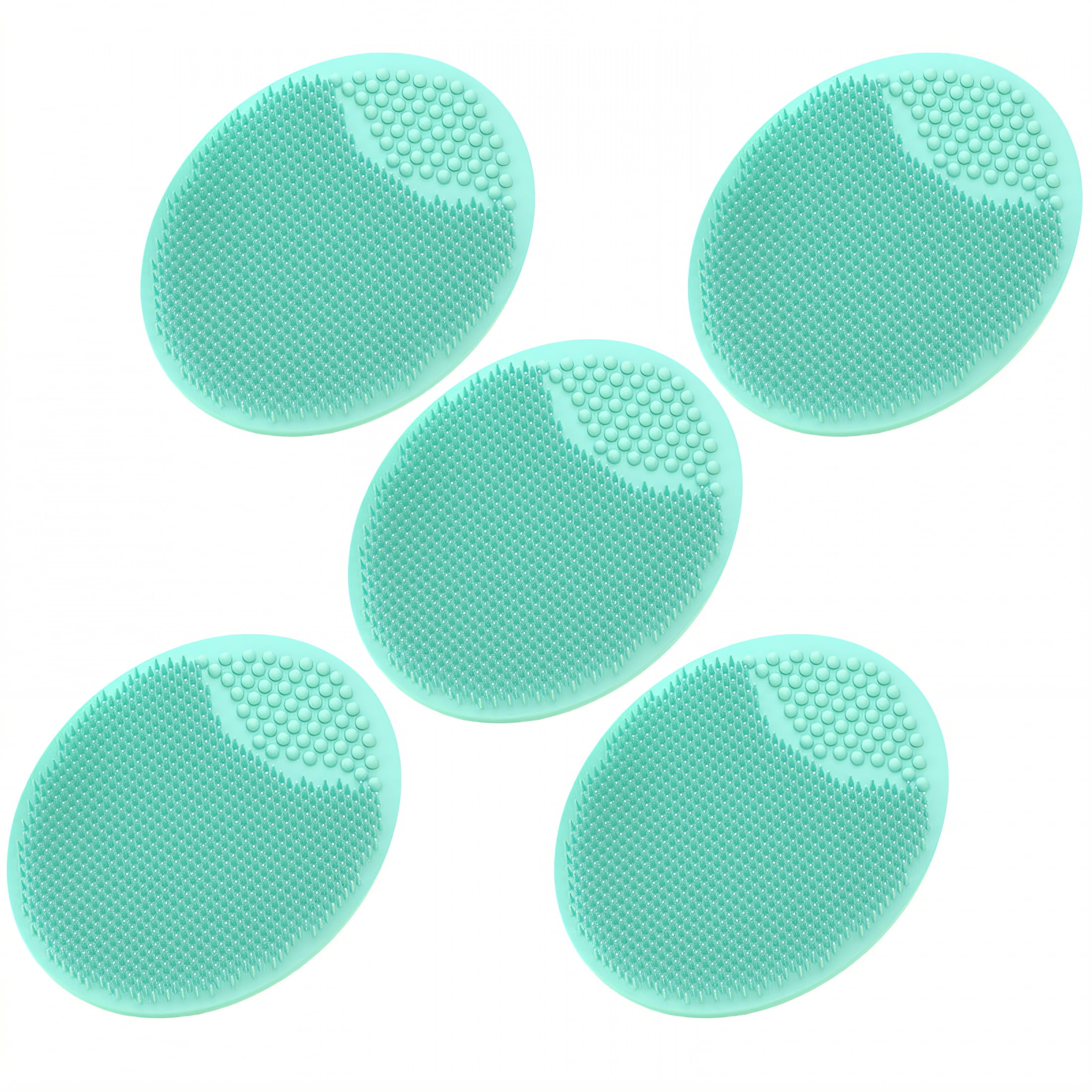ACDANC 5Pcs Silicone Face Scrubber,Anti-Slip Base Face Exfoliator ...