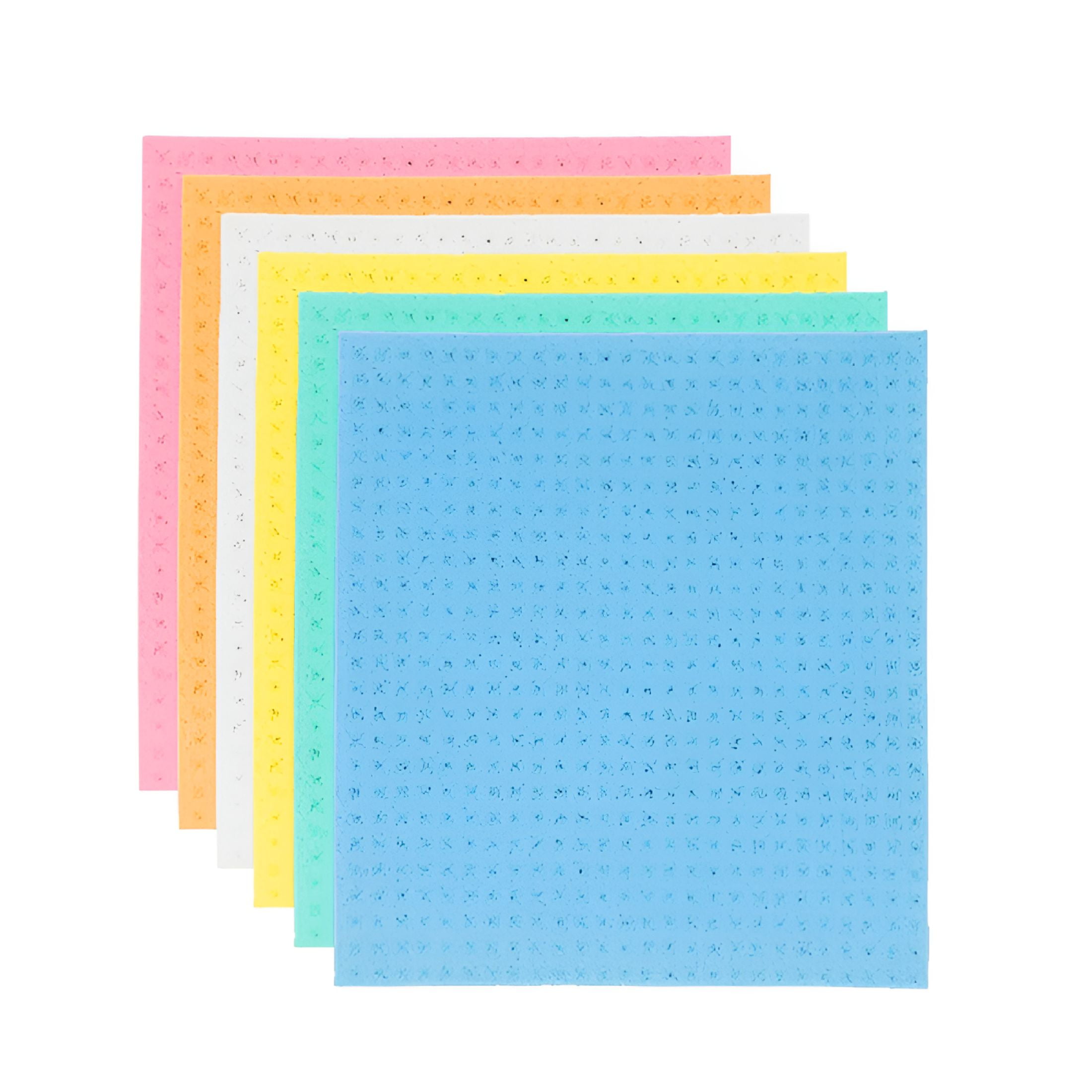 ACDANC 6-Pack French Wood Pulp Cotton Dishcloths - Reusable Kitchen ...