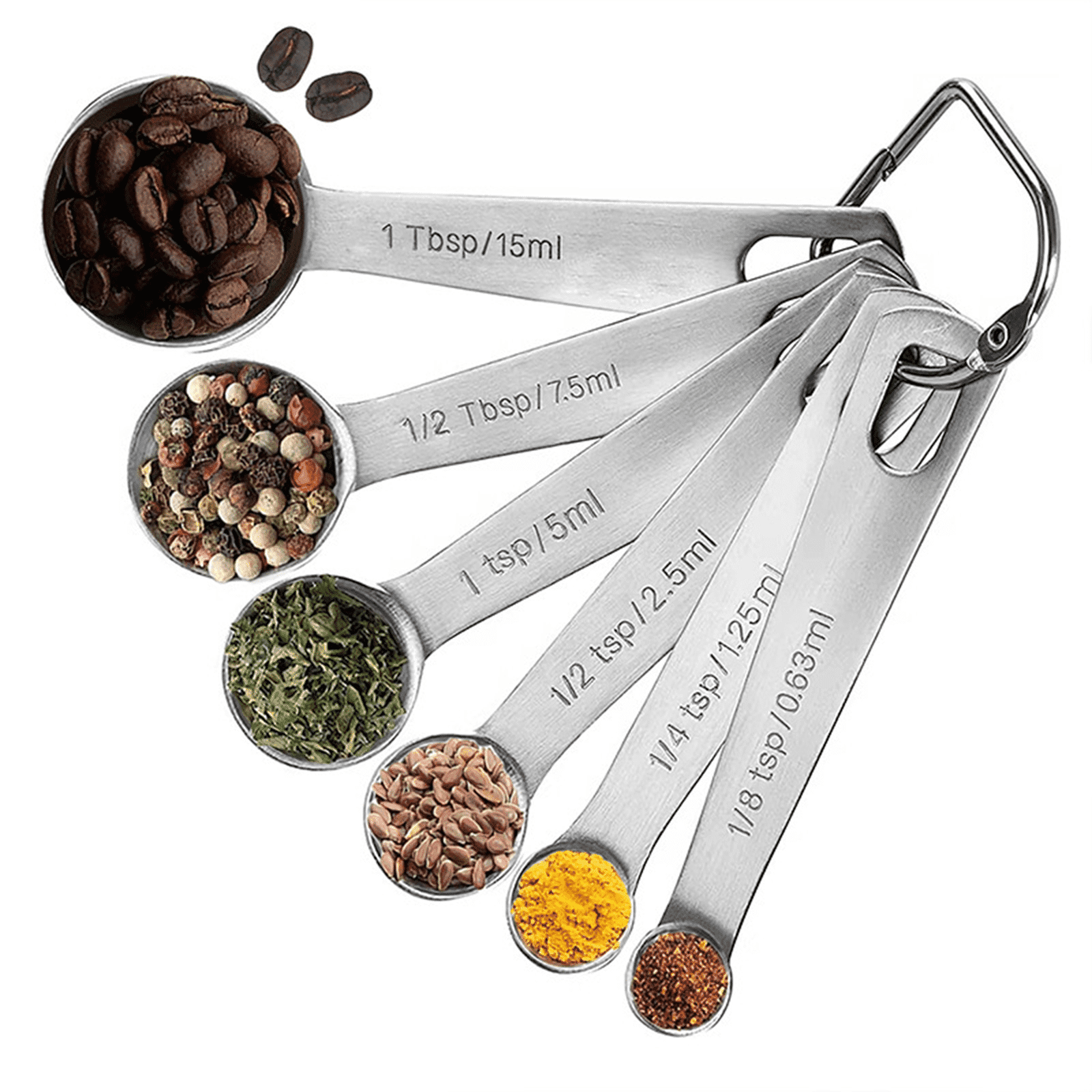 ACDANC 6 Pcs Measuring Cups and Spoons Set,Precision Accuracy and ...