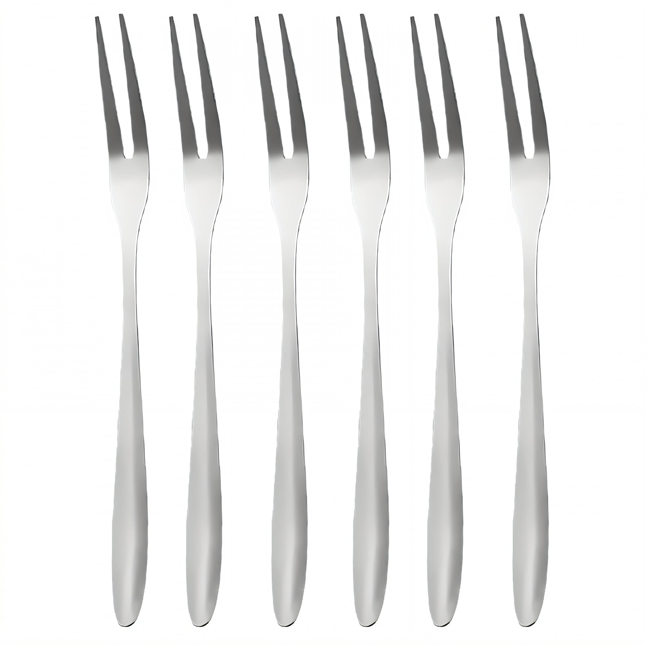 ACDANC 6 Pieces Forks Stainless Steel,Stainless Steel Two Tine ...