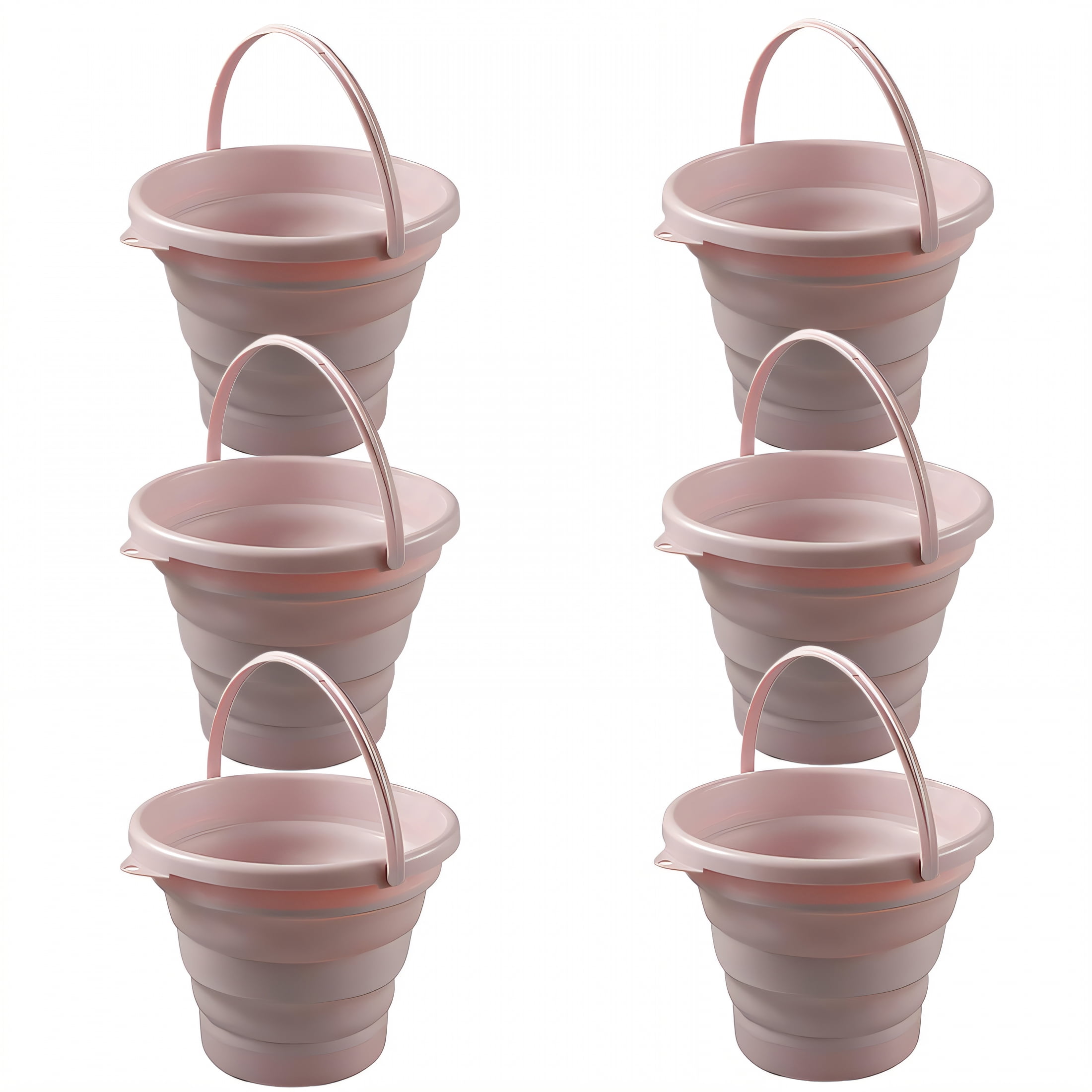 ACDANC 6Pcs Collapsible Bucket,Low Pressure Suitable Mop Bucket ...