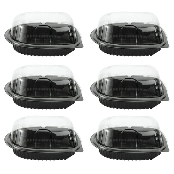 ACDANC 6Pcs Disposable Food Box with Clear Lid Restaurant Take Out Food ...