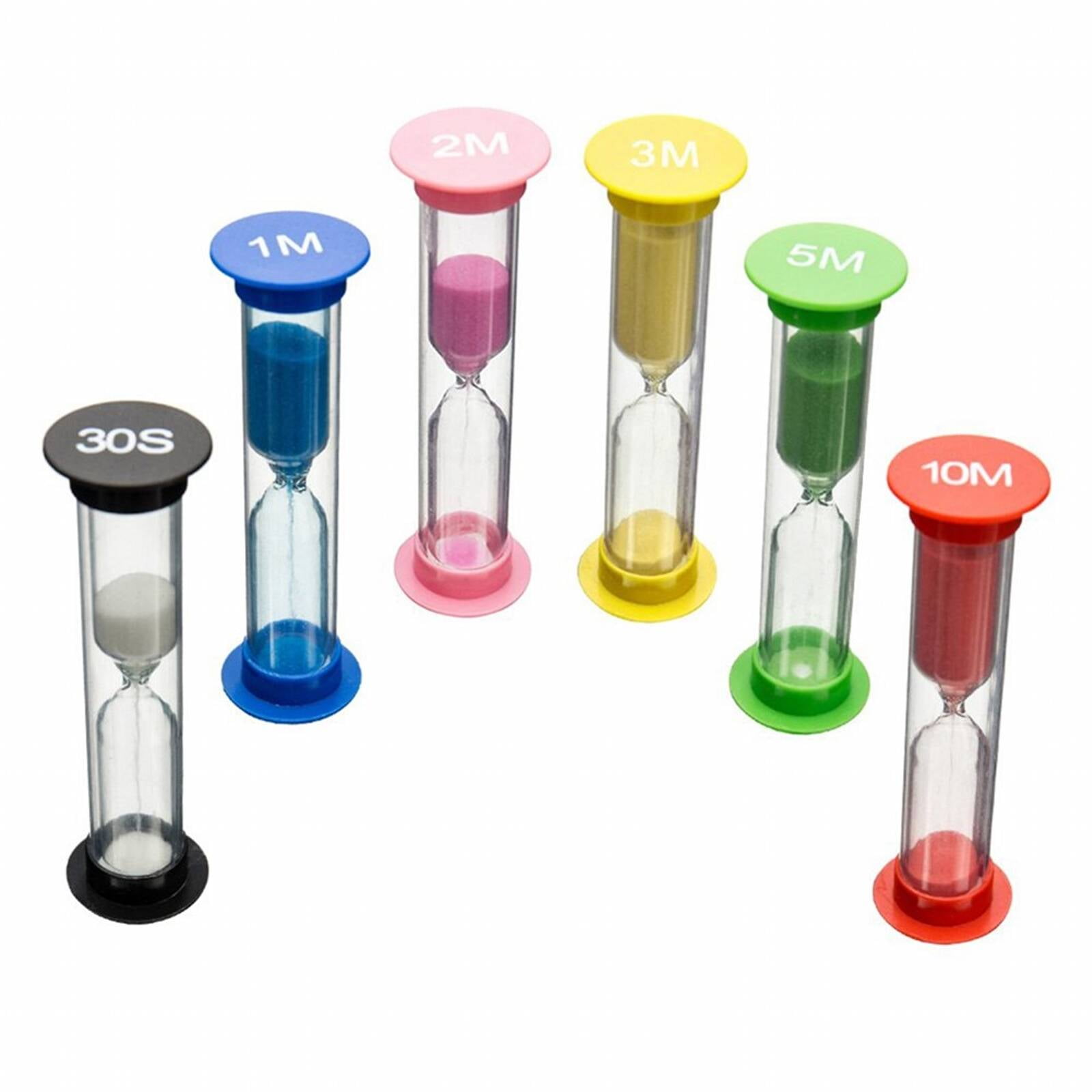 GJX 6Pcs Colorful Hourglass Timer,Kitchen Timer for Cooking,Premium ...