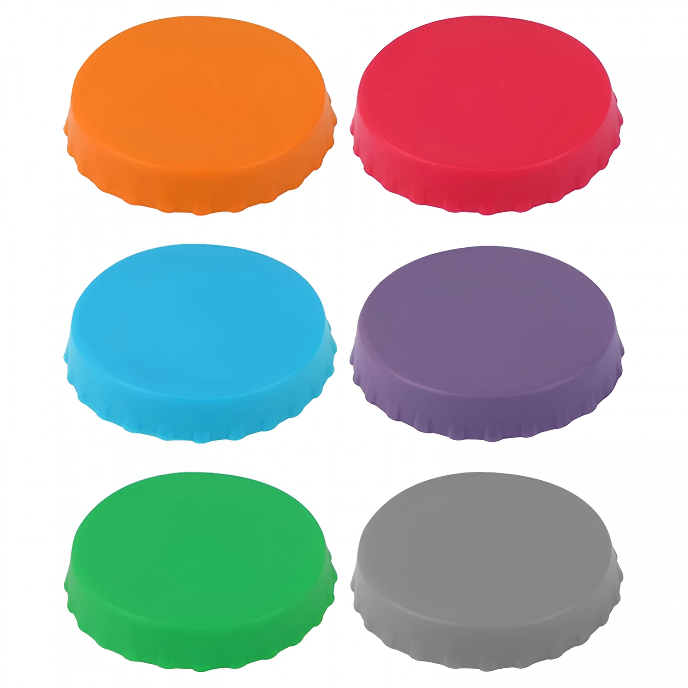 ACDANC 6Pcs Reusable Silicone Soda Can Lids No Leak Soda Can Lids ...
