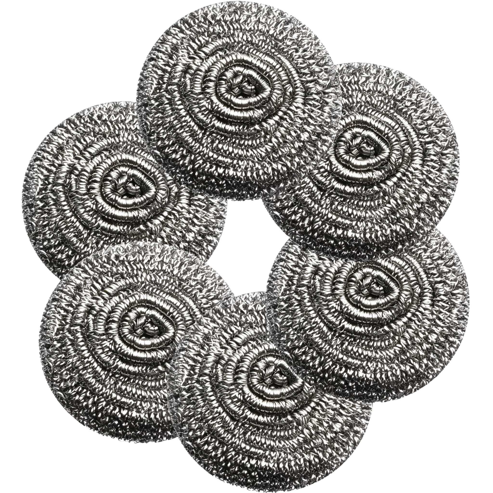 ACDANC 6Pcs Steel Wool Scrubbers-Flexible Scrubber Pads for Cleaning ...