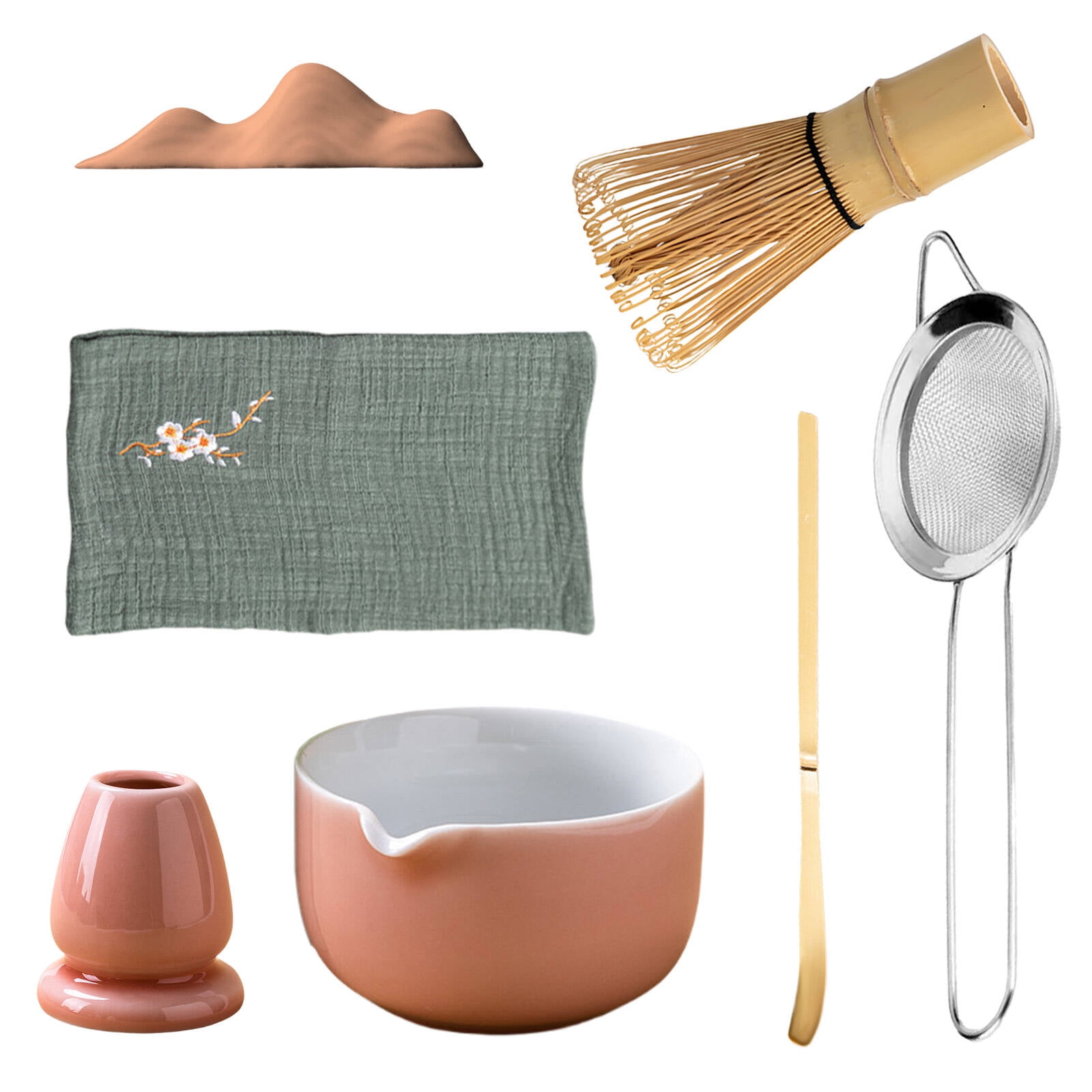 ACDANC 7Pcs Matcha Whisk Set,Tea Tools Matcha Tea Set,Precise Mixing ...