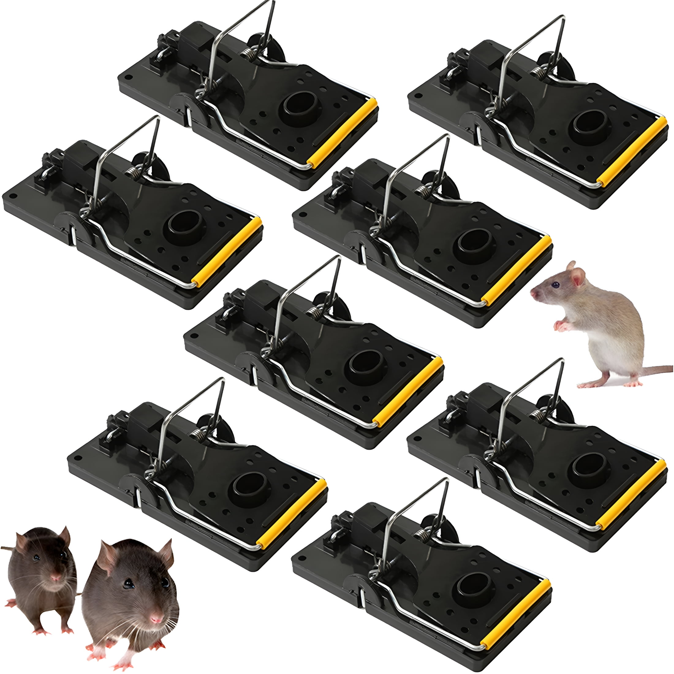 ACDANC 8-Pack Mouse Traps,Small Mice Traps Indoor for House,Quick ...