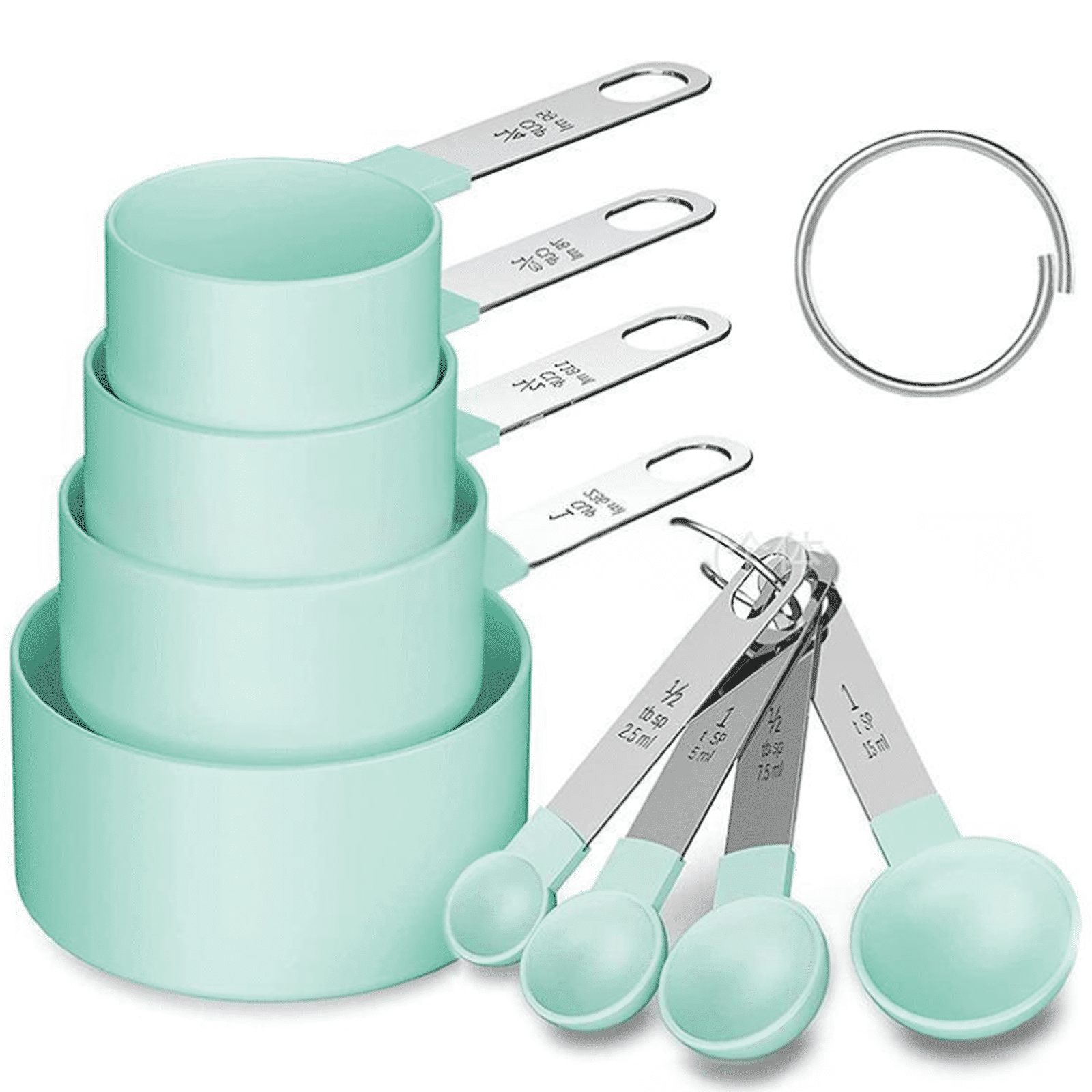 ACDANC 8 Pcs Measuring Cups and Spoons Set,Precision Accuracy and ...