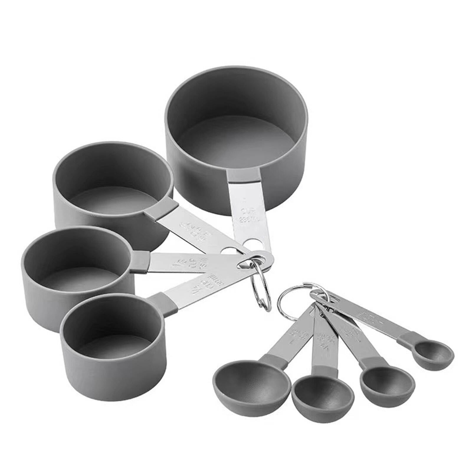 ACDANC 8Pcs Measuring Cups and Spoons Set Various Sizes Of Measuring ...