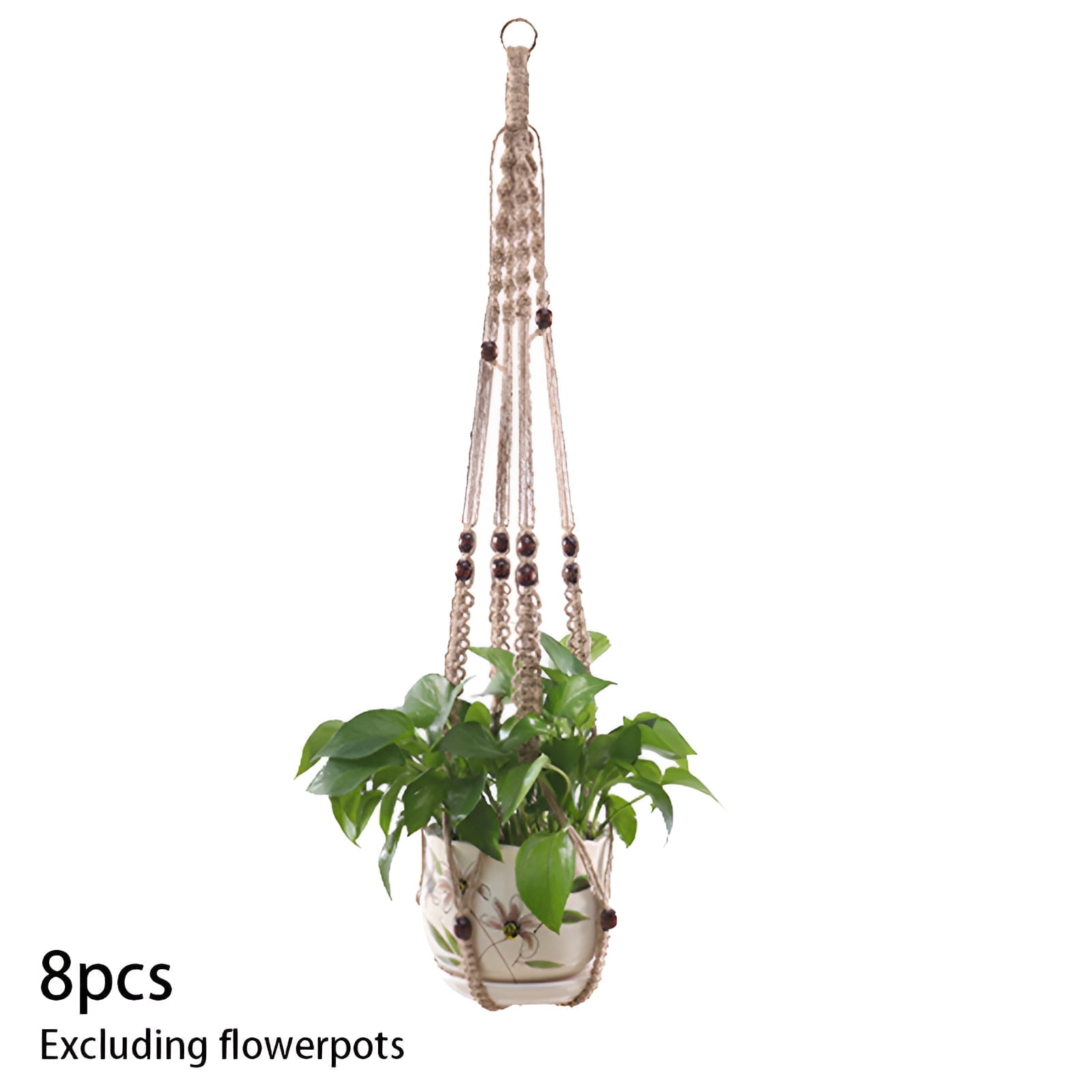 ACDANC 8Pcs Plant Hanger Indoor,Hanging Design Plant Hanger,Bohemian ...