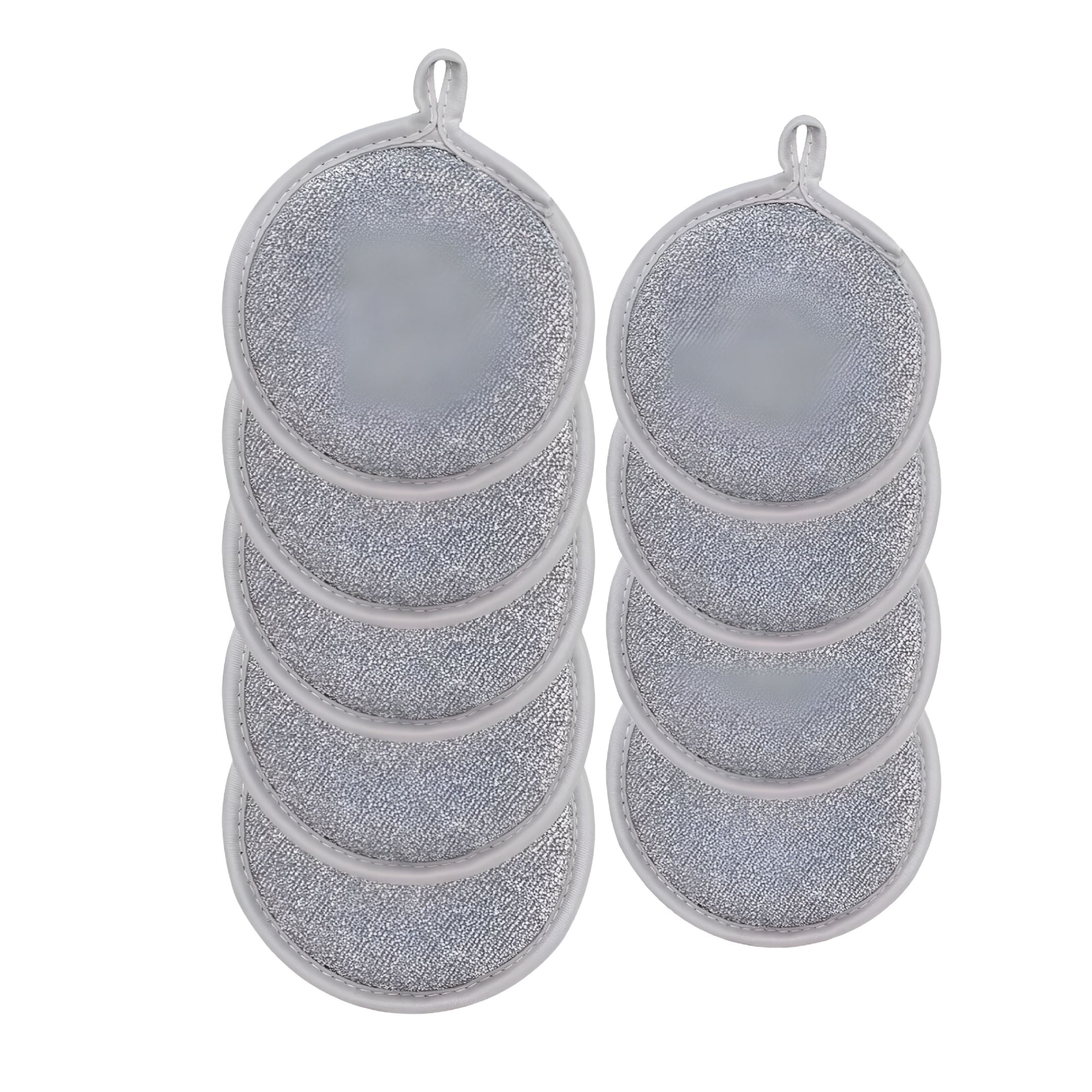 ACDANC 9 Pack Steel Scrub Sponges for Dishes Non Scratch Scouring ...