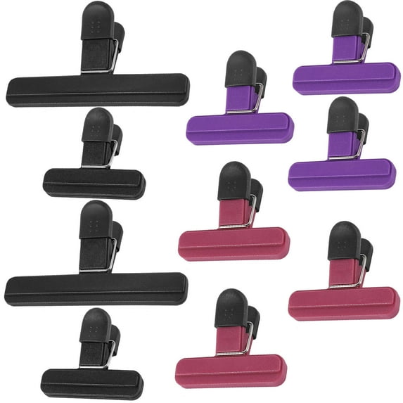 ACDANC 9 Pcs Chip Clips,Tight Seal Food Packages Storage,Spring Power ...