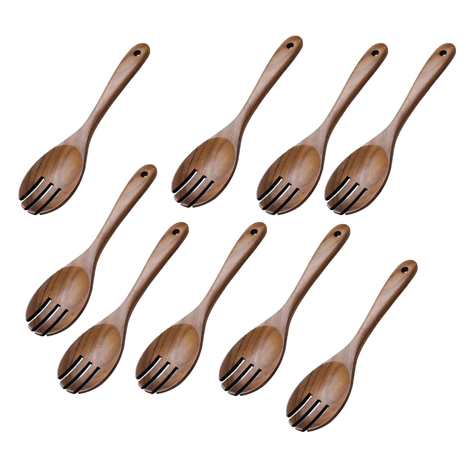ACDANC 9 Pcs Soup Spoon This Wooden Soup Spoon Is Perfect for Both ...