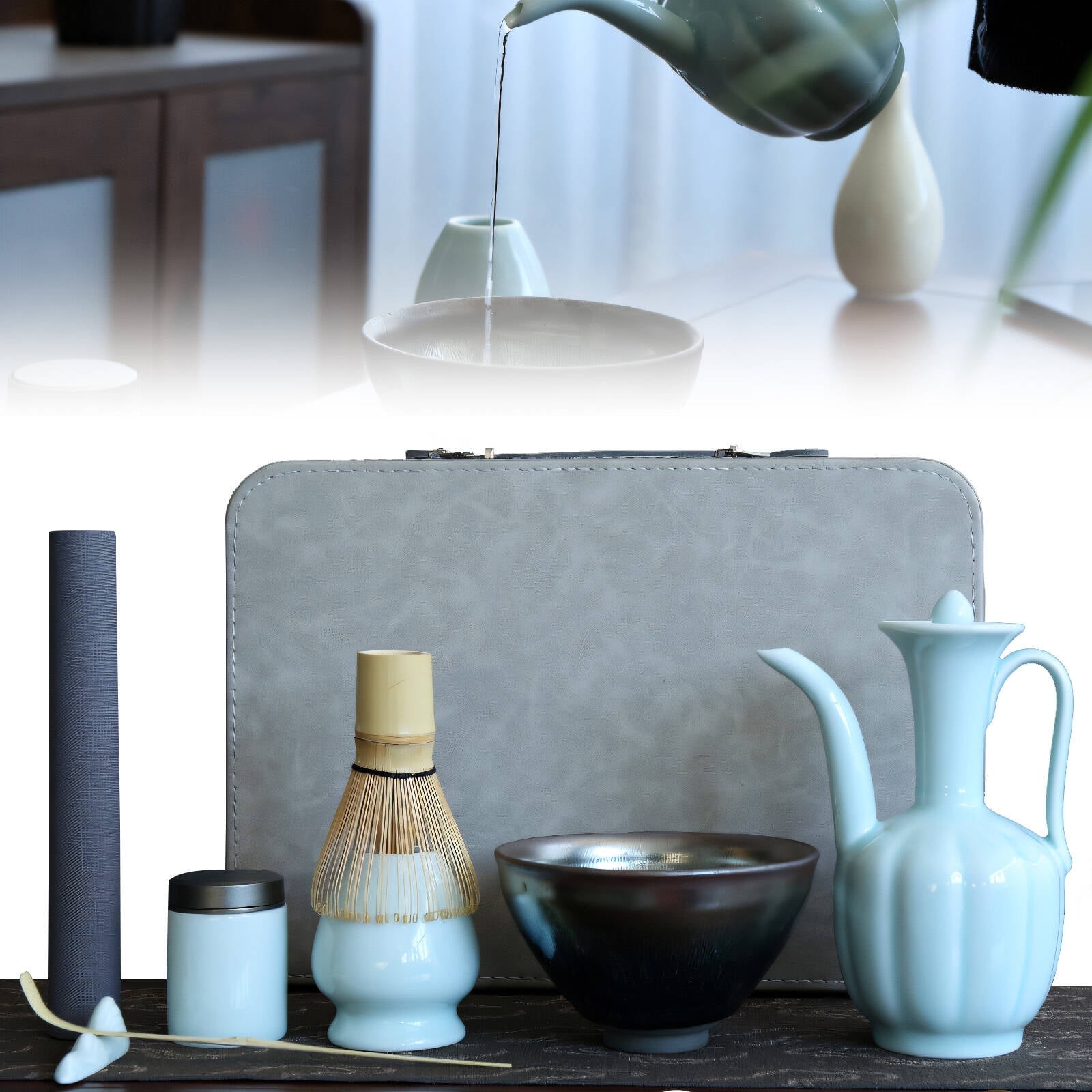 ACDANC 9Pcs Matcha Whisk Set,Finely Ground Tea Matcha Set,Smooth Foam ...