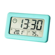 1.8" Curved Blue LED Alarm Clock - Compact and Stylish Timekeeping ...