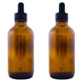 ACDANC Amber Glass Bottle - 4 Fl Oz W/ Glass Dropper - for Essential ...