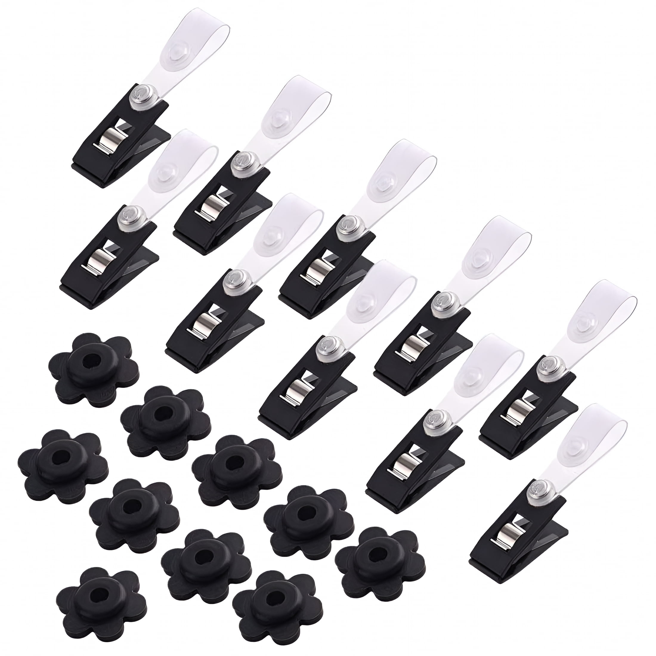 ACDANC Anti-Wind Garden Flag Clips Garden Flag Stoppers Garden Flag ...