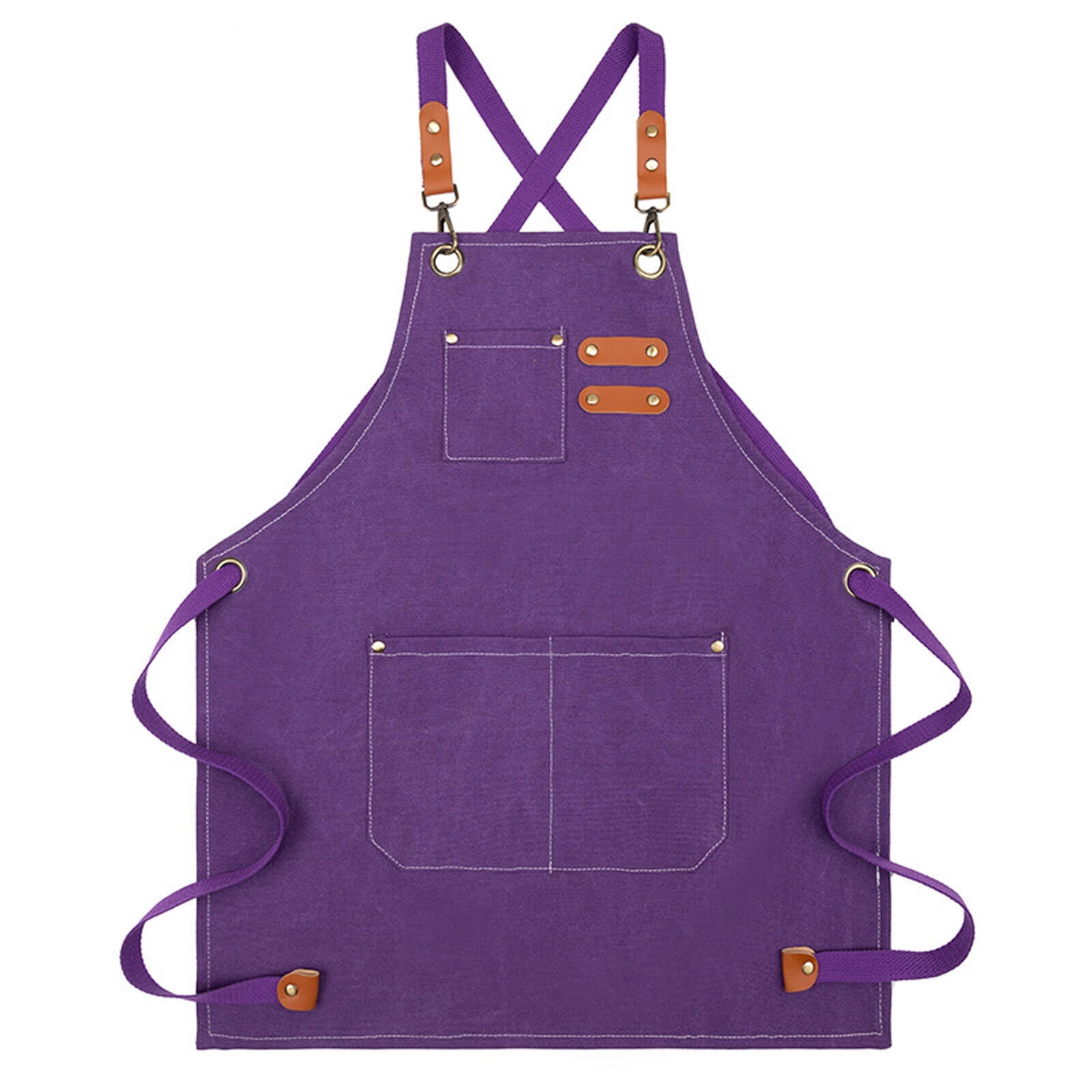 ACDANC Apron,Efficient Moisture Control Aprons,Sleek Leather and Metal ...