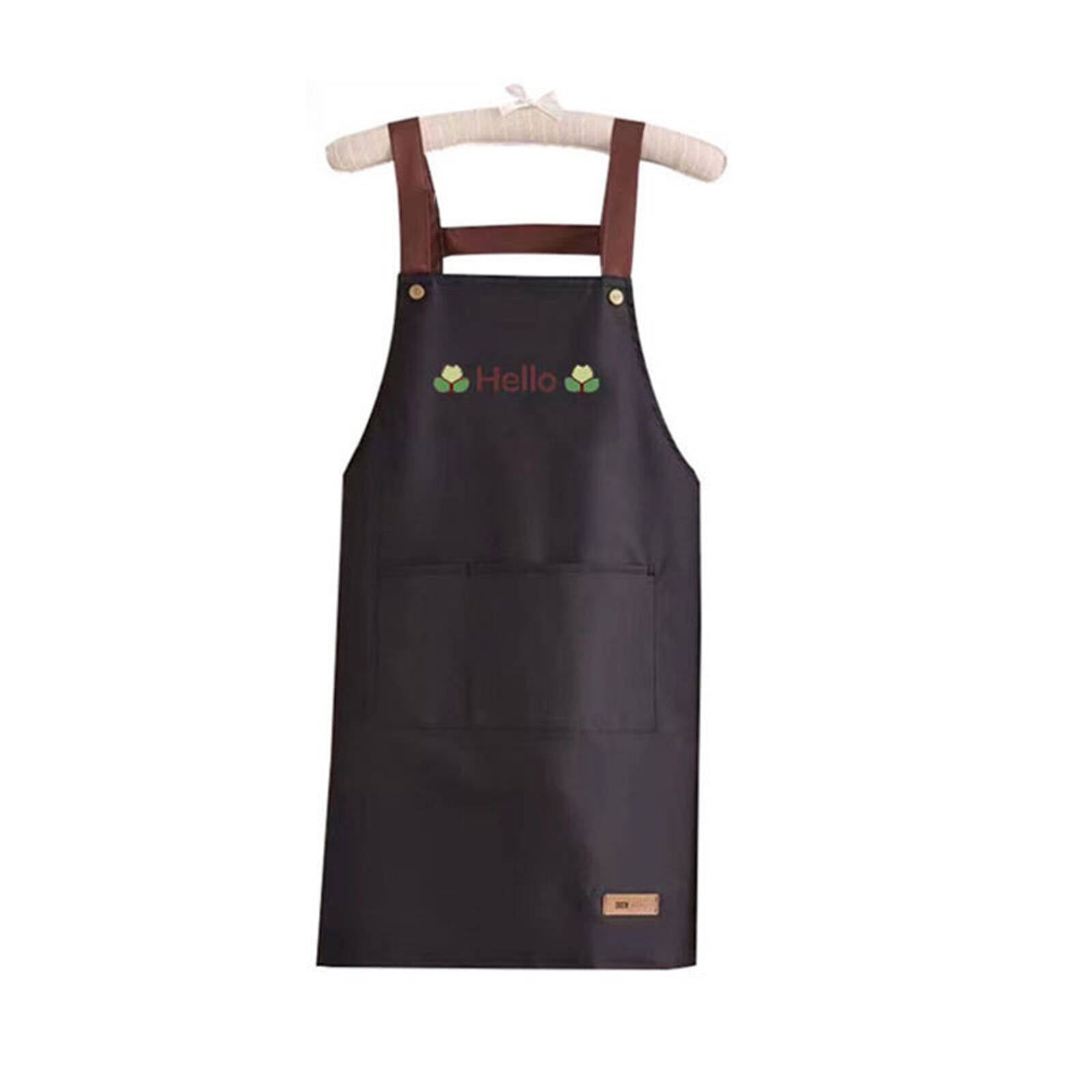 ACDANC Apron,Waterproof Coating Aprons for Women with Pockets,Fast ...