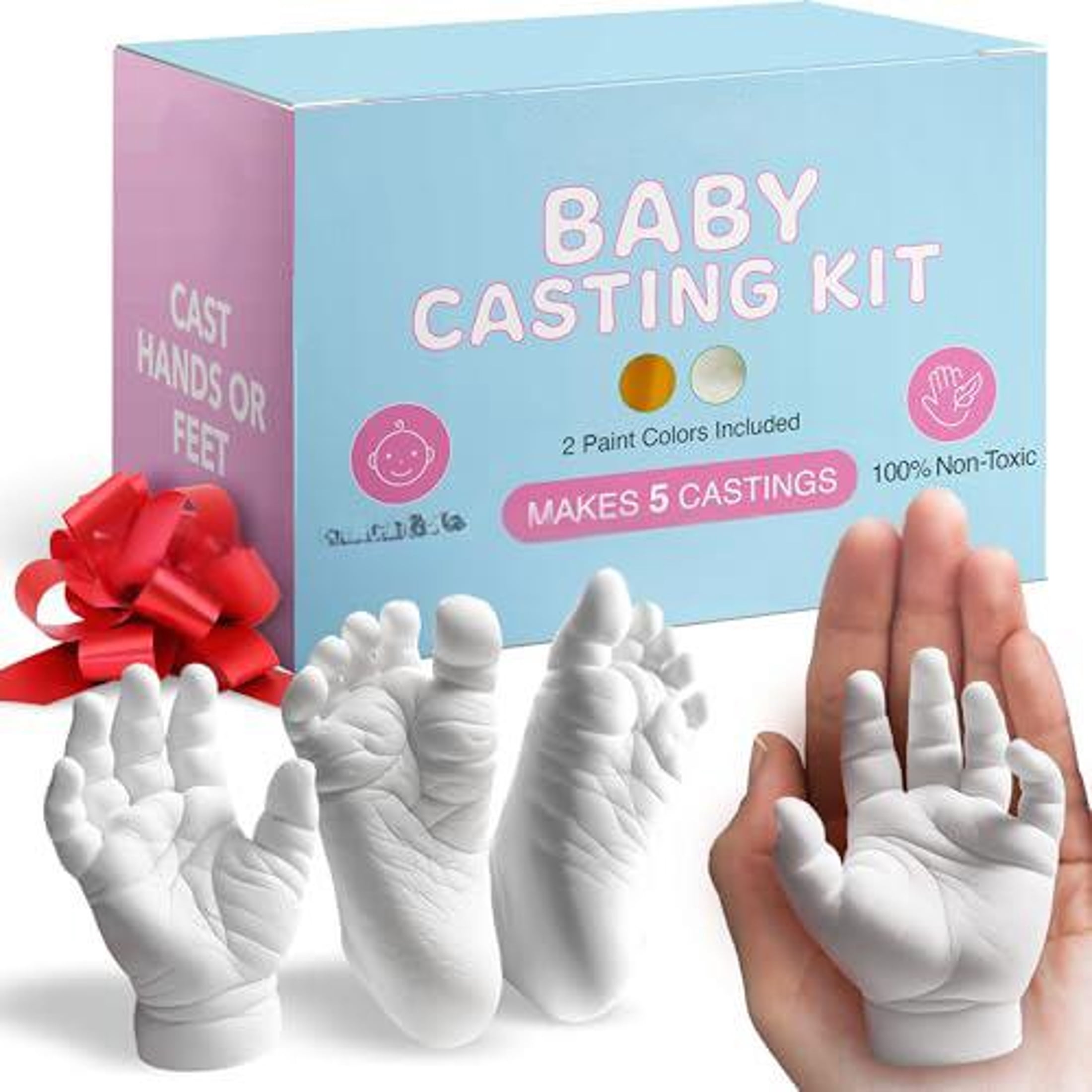 ACDANC Baby Hand & Foot Casting Kit, 3D Moulding Gift Set, Memories ...