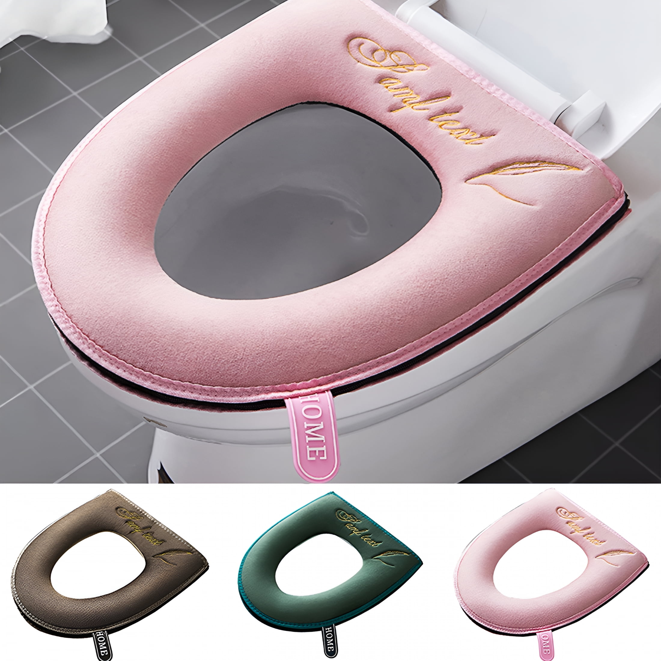 ACDANC Bathroom Soft Toilet Seat Cover Pad - Toilet Seat Cushion ...