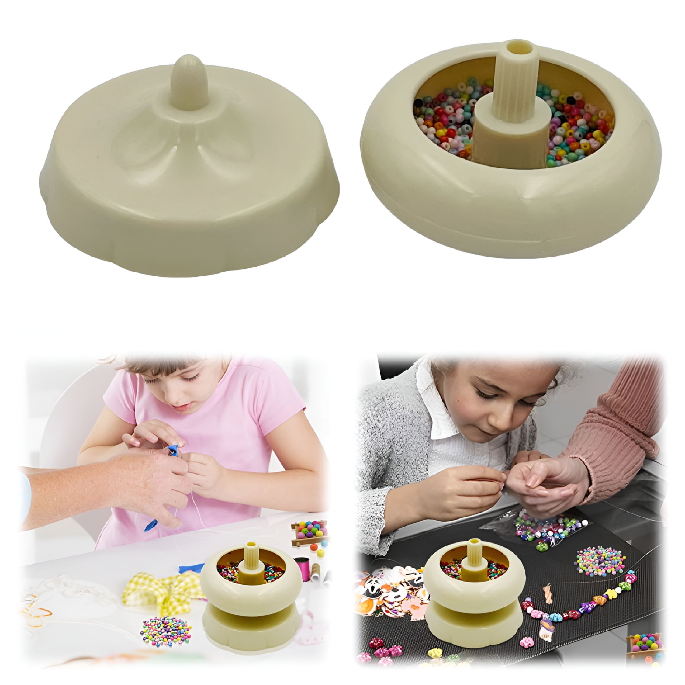 ACDANC Bead Spinner Bowl Bead Loader Bracelet Spinner for Jewelry ...