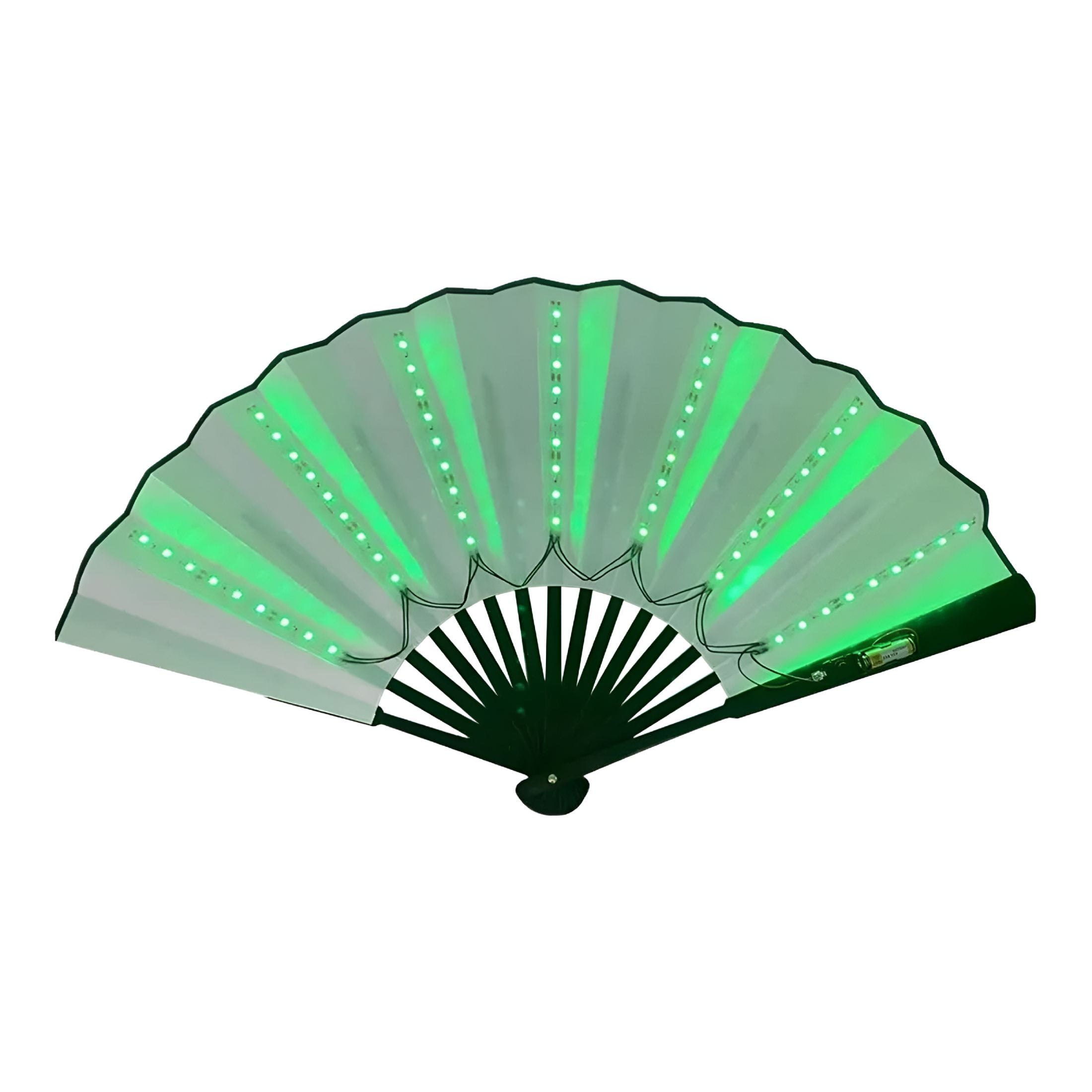 ACDANC Boots on The Ground Fan with LED, Large Holographic Folding Hand ...