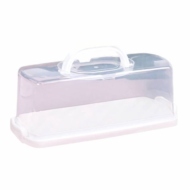 ACDANC Bread Box Plastic Bread Container Bin with Portable Handle Food ...