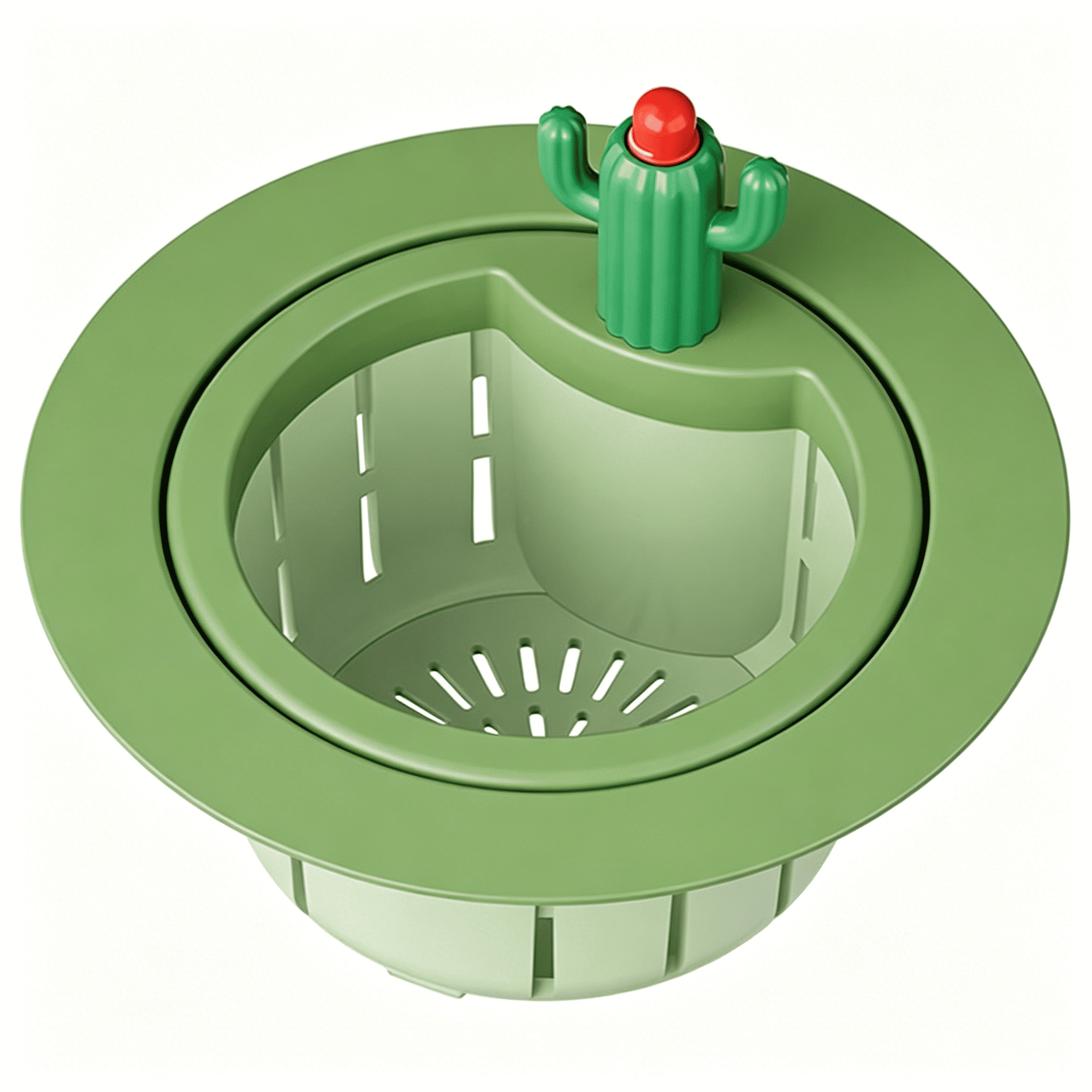ACDANC Cactus Kitchen Waste Strainer Press Release Draining Basket ...