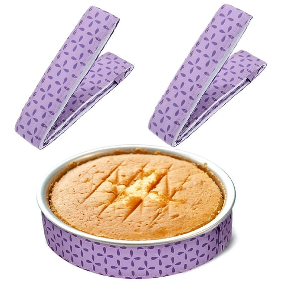 ACDANC Cake Strips,2-Pieces Cake Pan Strips,Bake Even Cake Strips,Cake ...