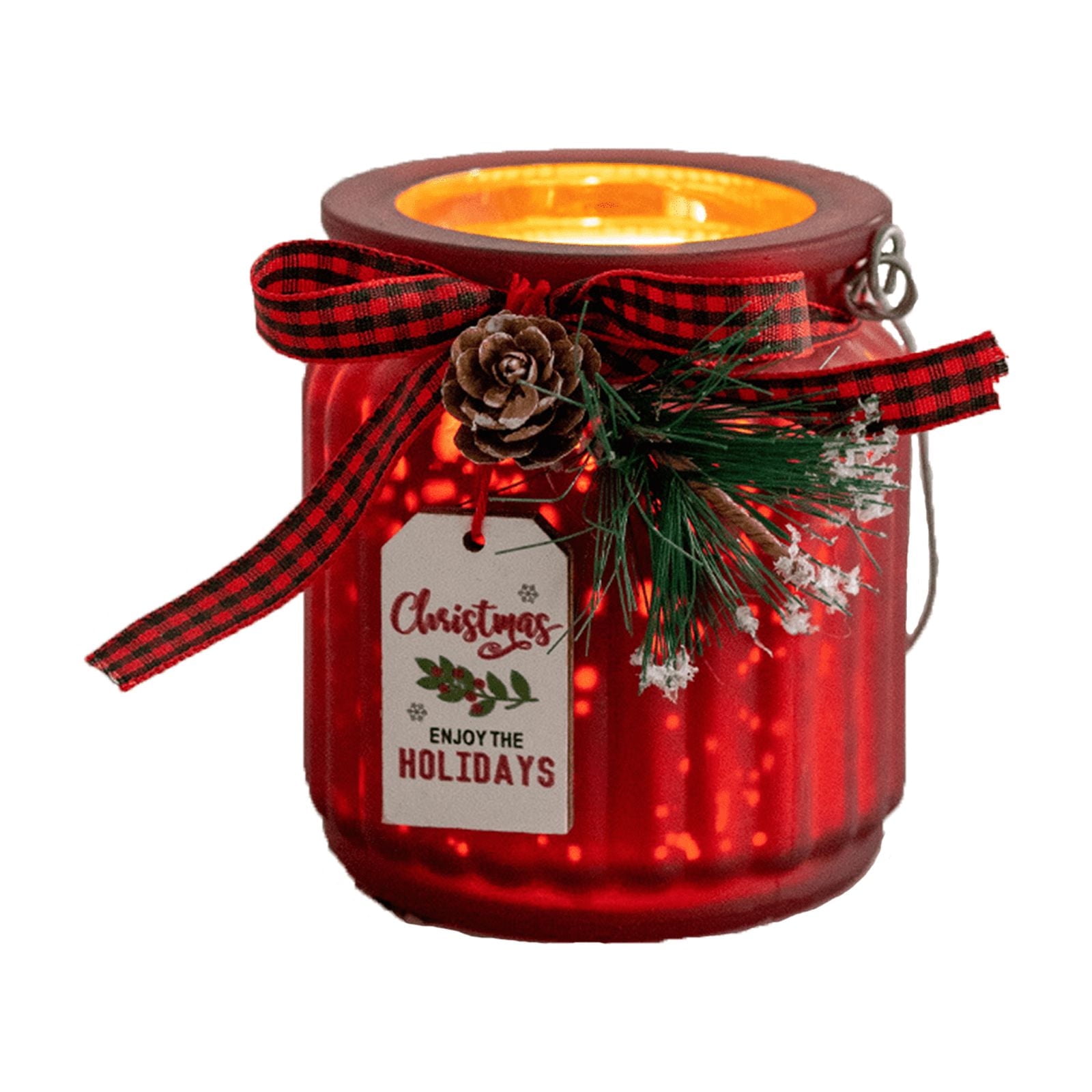 ACDANC Candle Holder Mercury Glass Candle Holders Handheld Votive ...