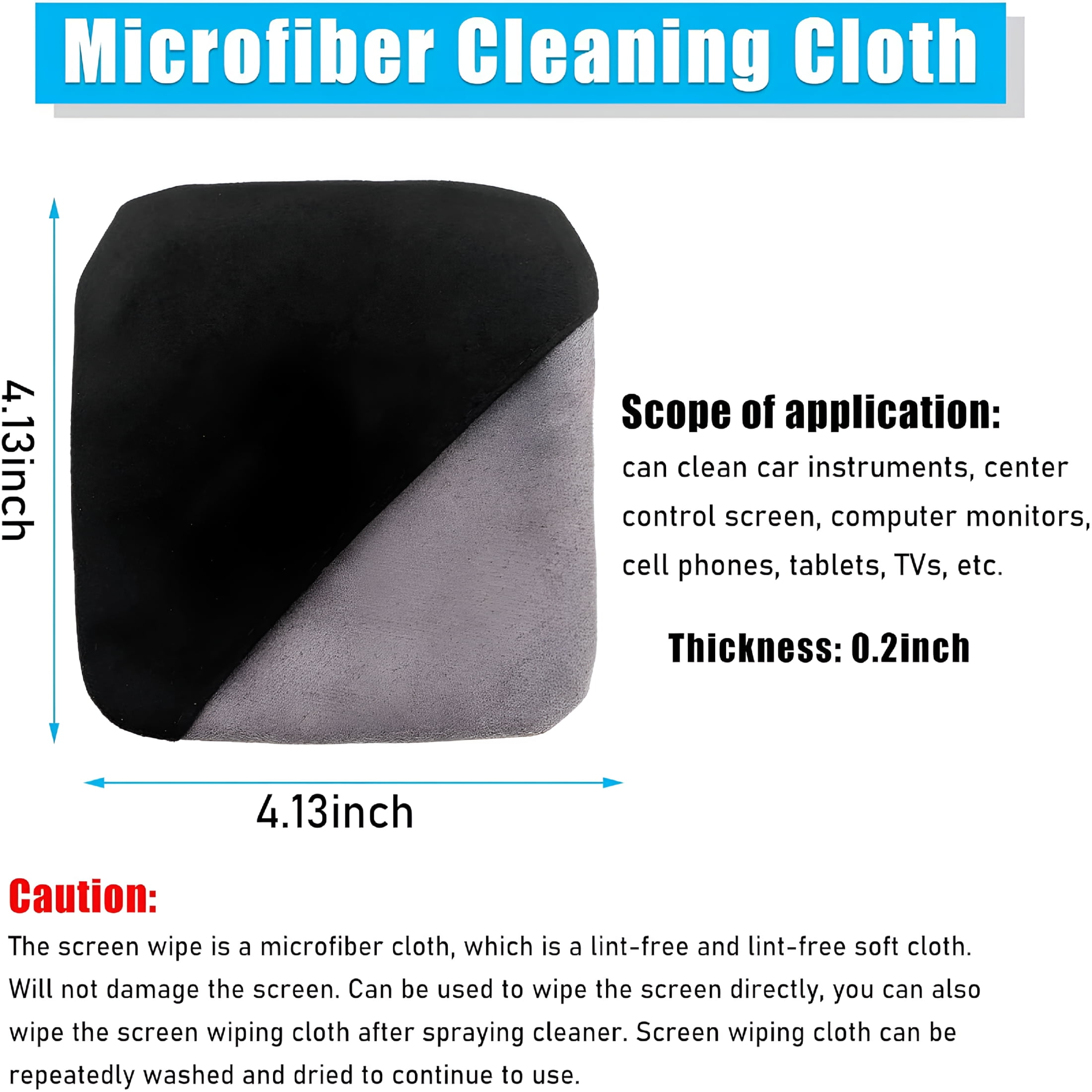 ACDANC Car Screen Cleaner, Microfiber Auto Screen Cleaning Pad ...